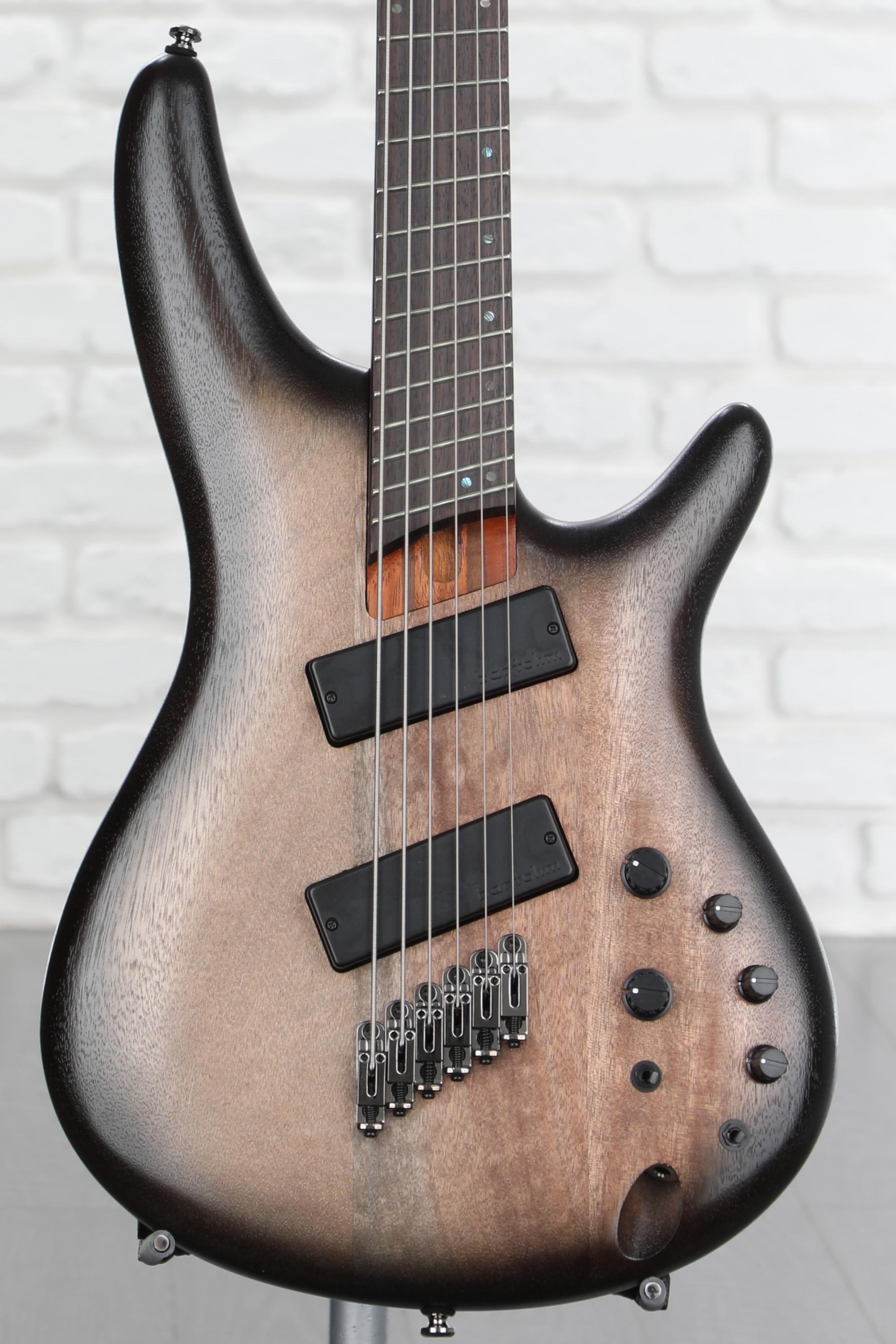 Ibanez Bass Workshop SRC6MS 6-string Multi-Scale Bass Guitar - Black ...