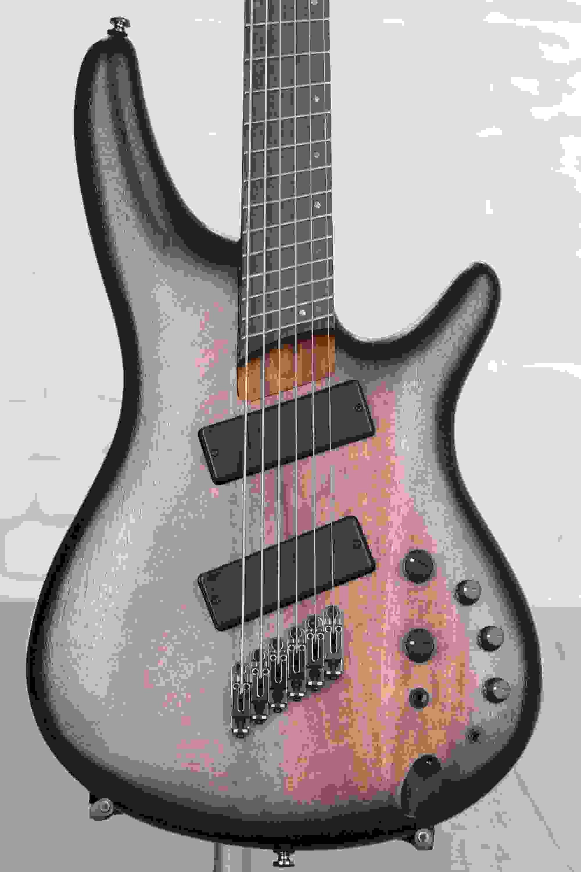 Ibanez Bass Workshop SRC6MS 6-string Multi-Scale Bass Guitar - Black ...