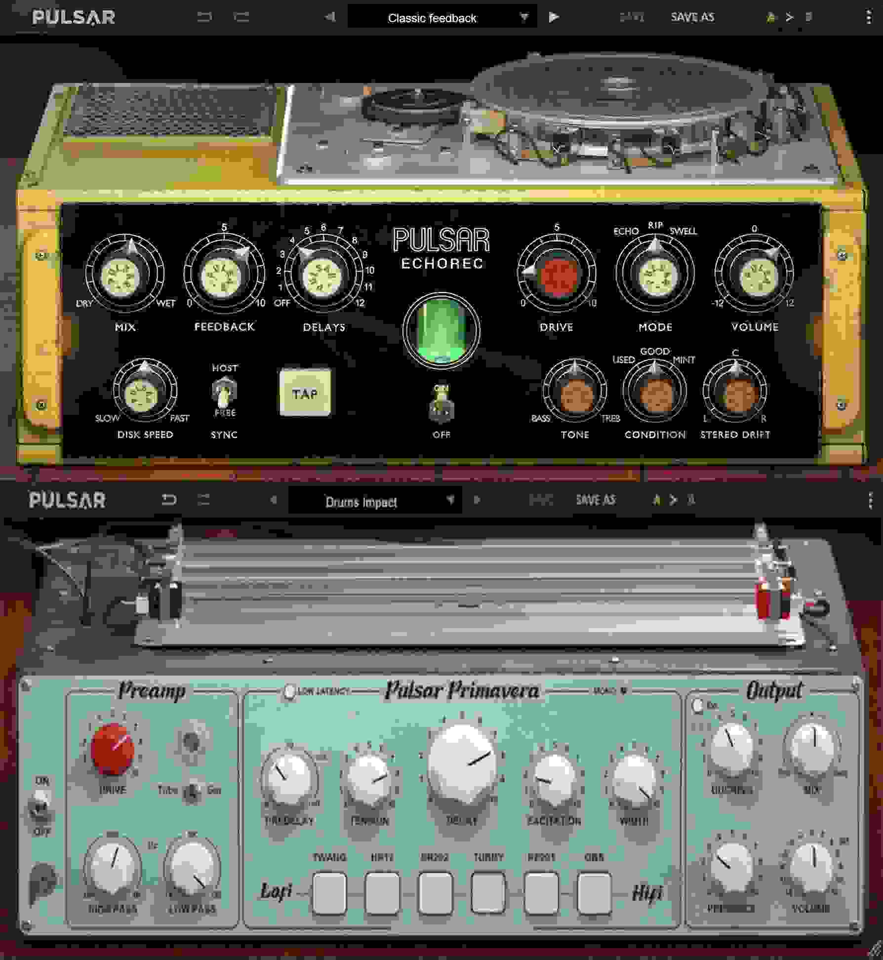 Pulsar Audio Echorec & Primavera Plug-in Bundle | Sweetwater