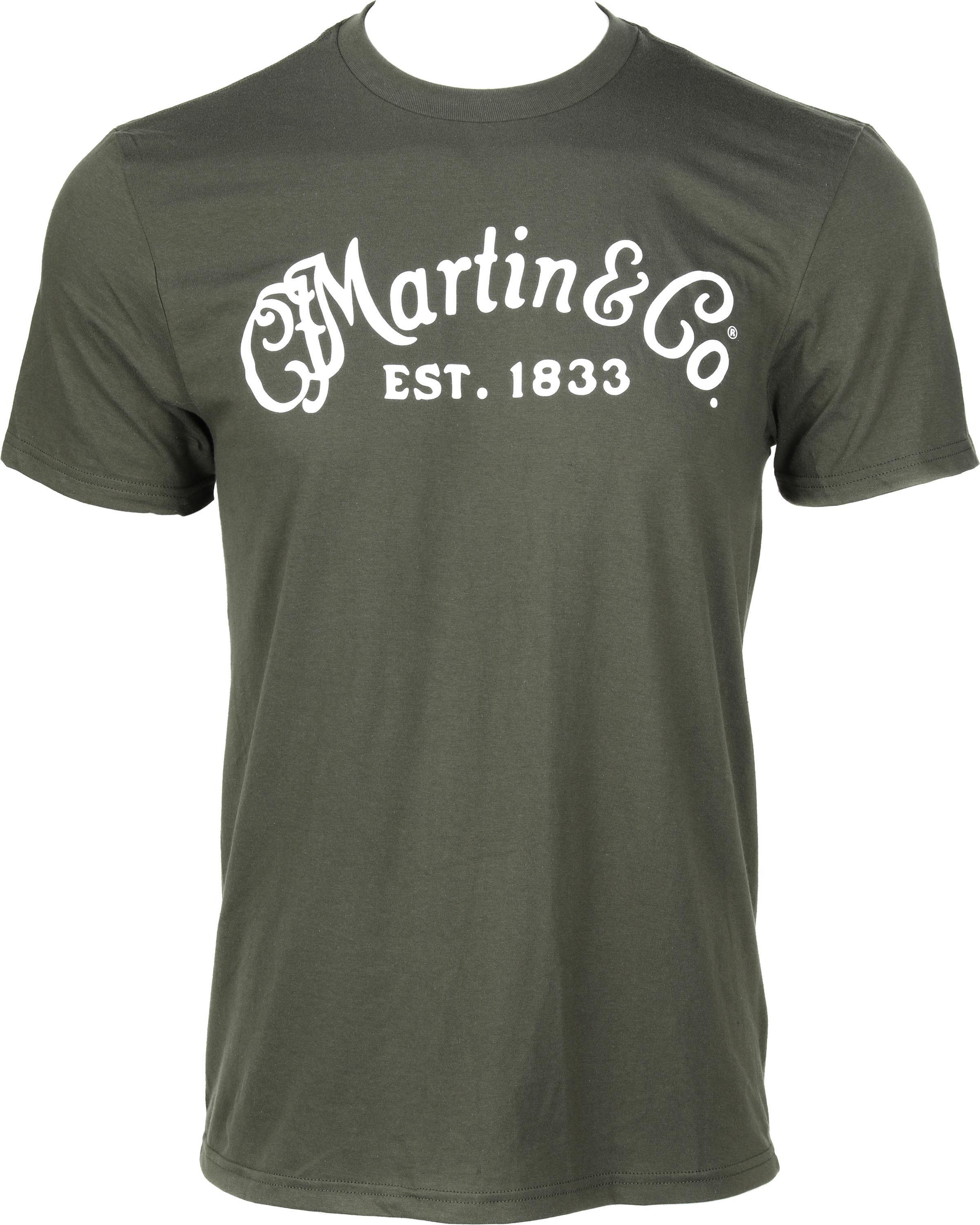 Martin Olive Green Basic Logo T-shirt - Medium | Sweetwater