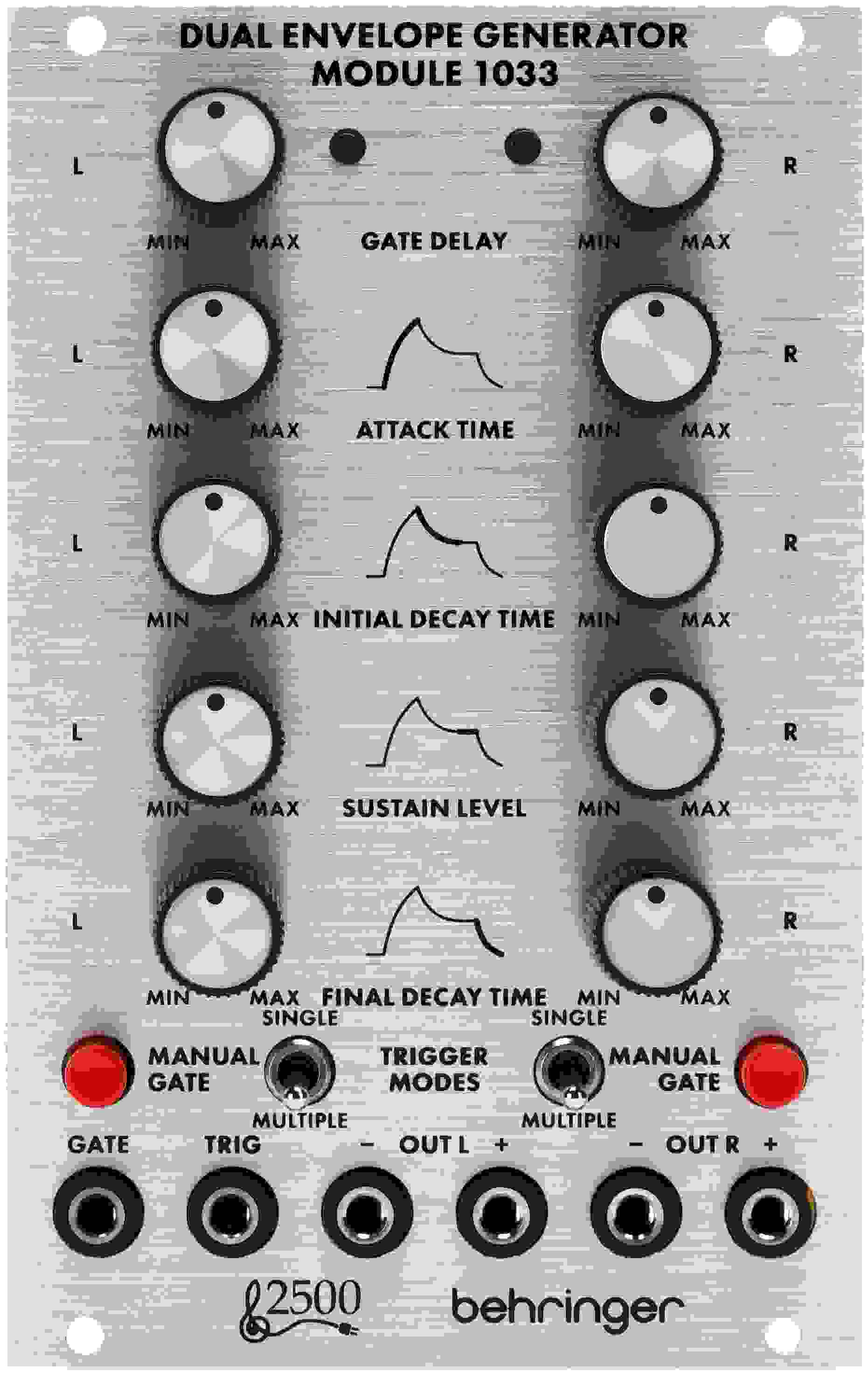 Behringer 1033 Dual Envelope Generator Eurorack Module | Sweetwater