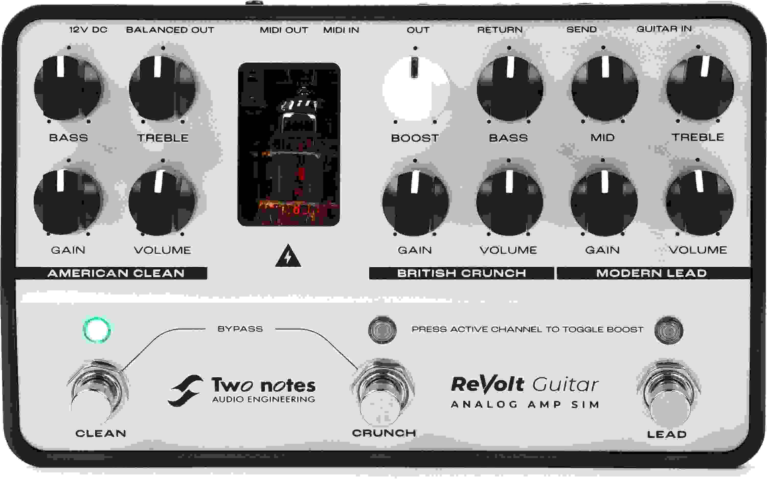 Two Notes ReVolt All-analog Guitar Amp Simulator Pedal | Sweetwater