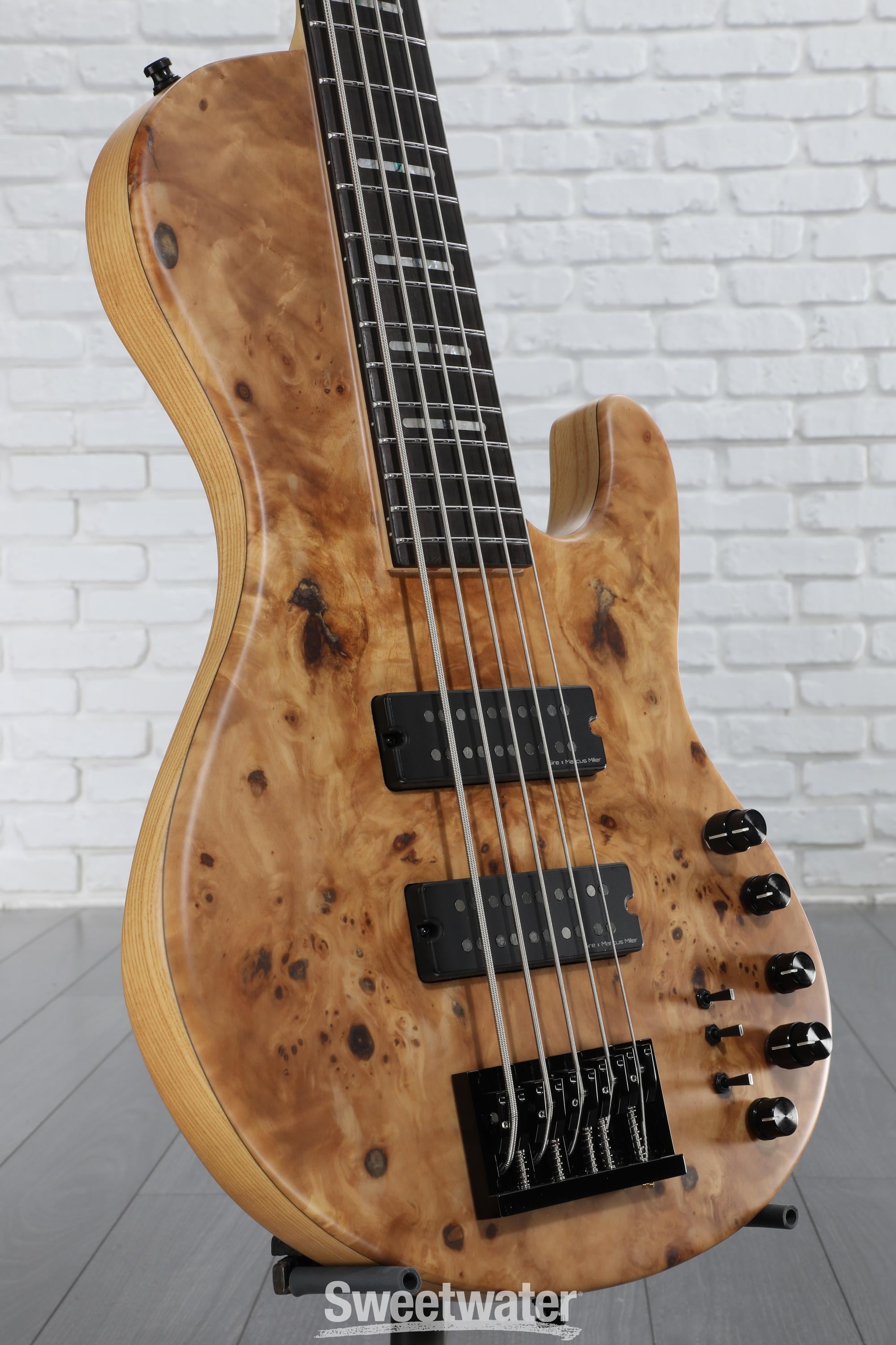 Sire Marcus Miller F10 5-string Bass Guitar - Natural Satin | Sweetwater
