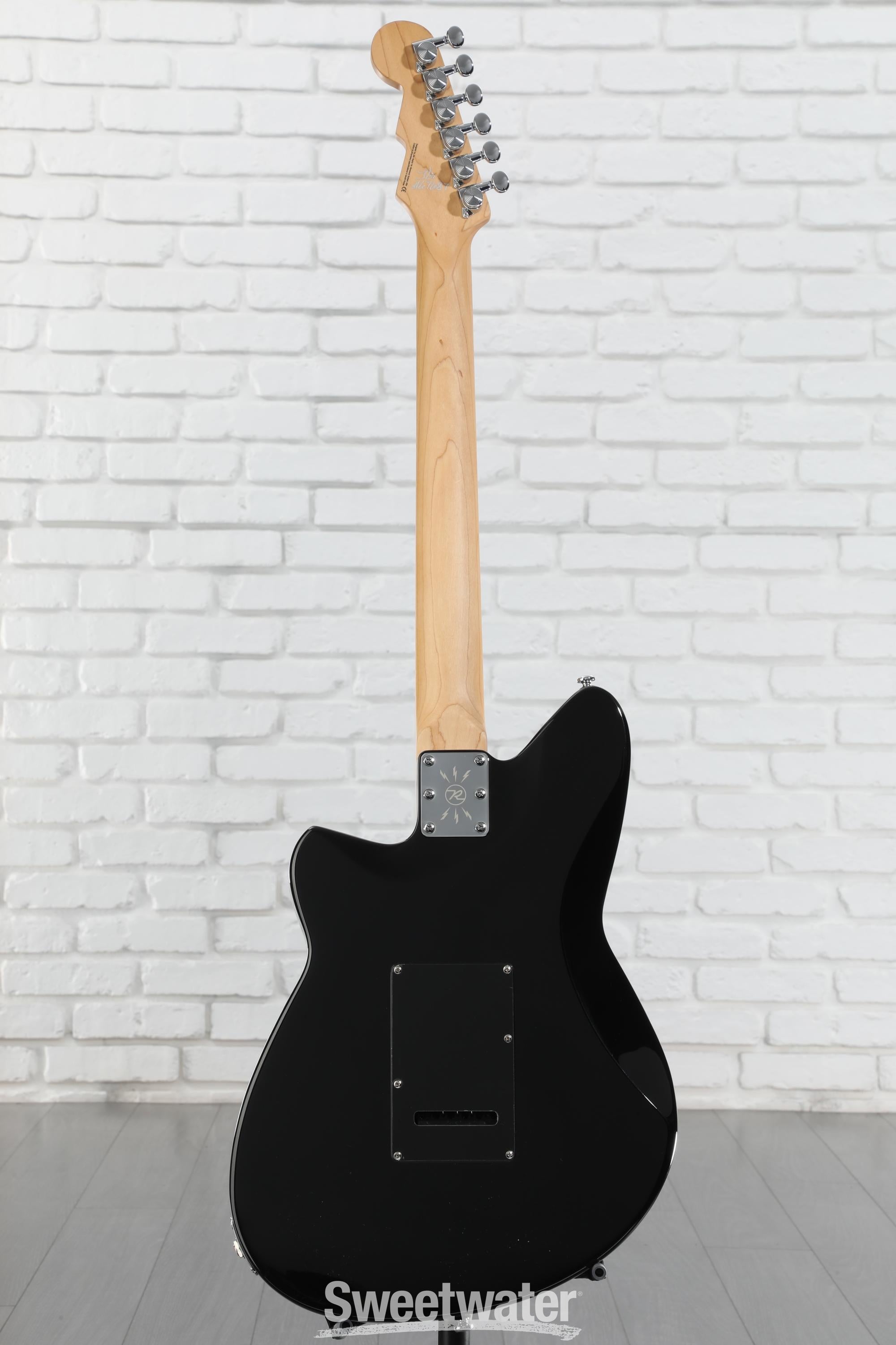 Reverend Jetstream 390 Electric Guitar - Midnight Black | Sweetwater
