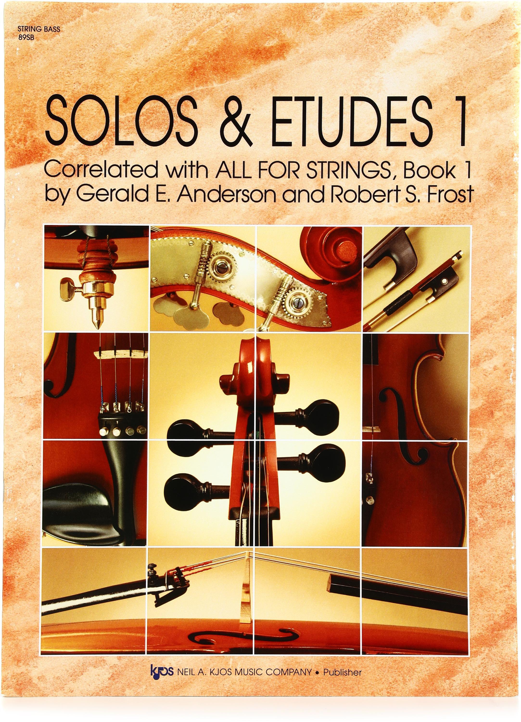 Kjos All for Strings: Solos and Etudes, Book 1 - Double Bass | Sweetwater
