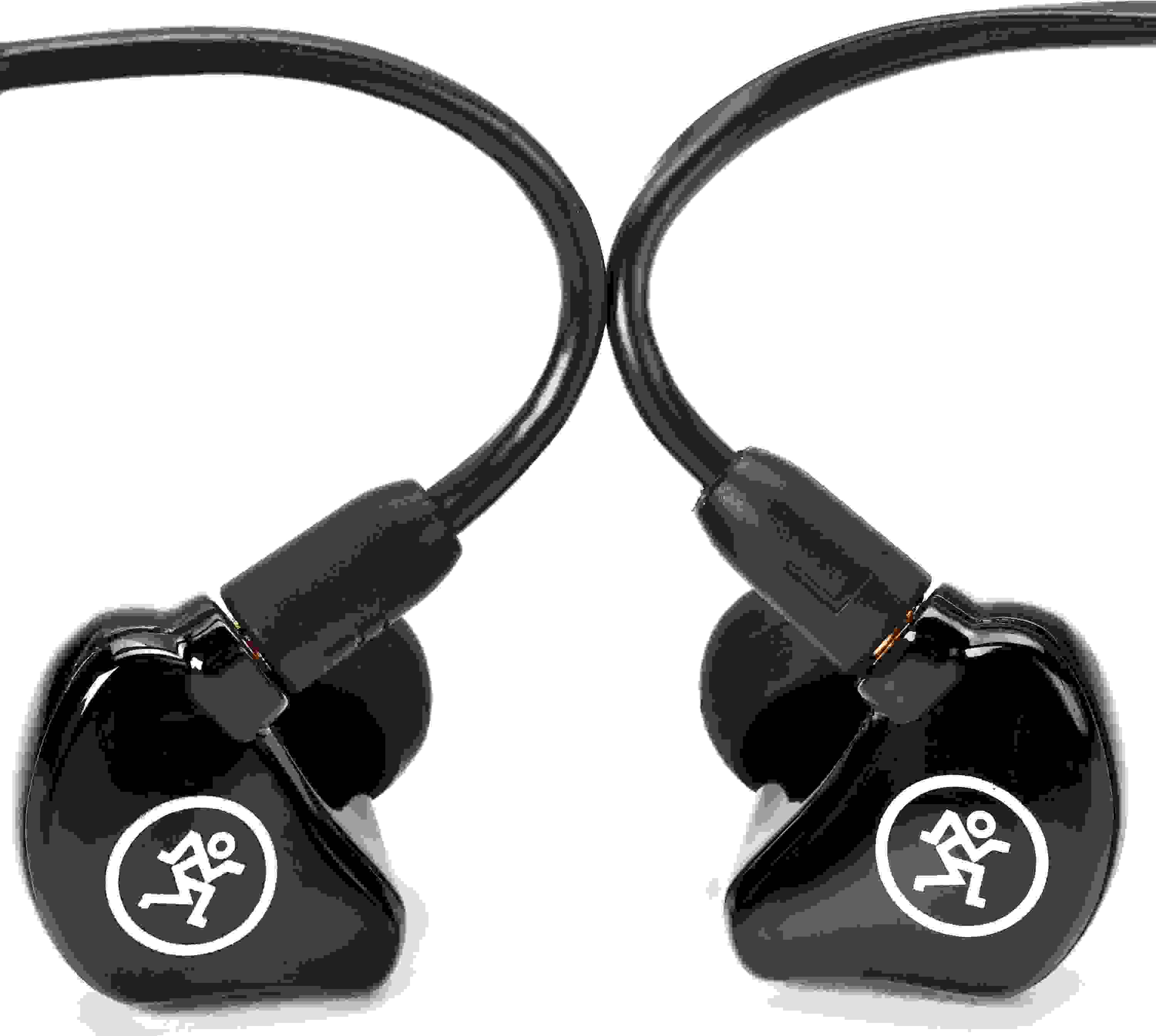 Mackie MP-220 BTA Dual Dynamic Driver Professional In-Ear Monitors with Bluetooth Adapter ...