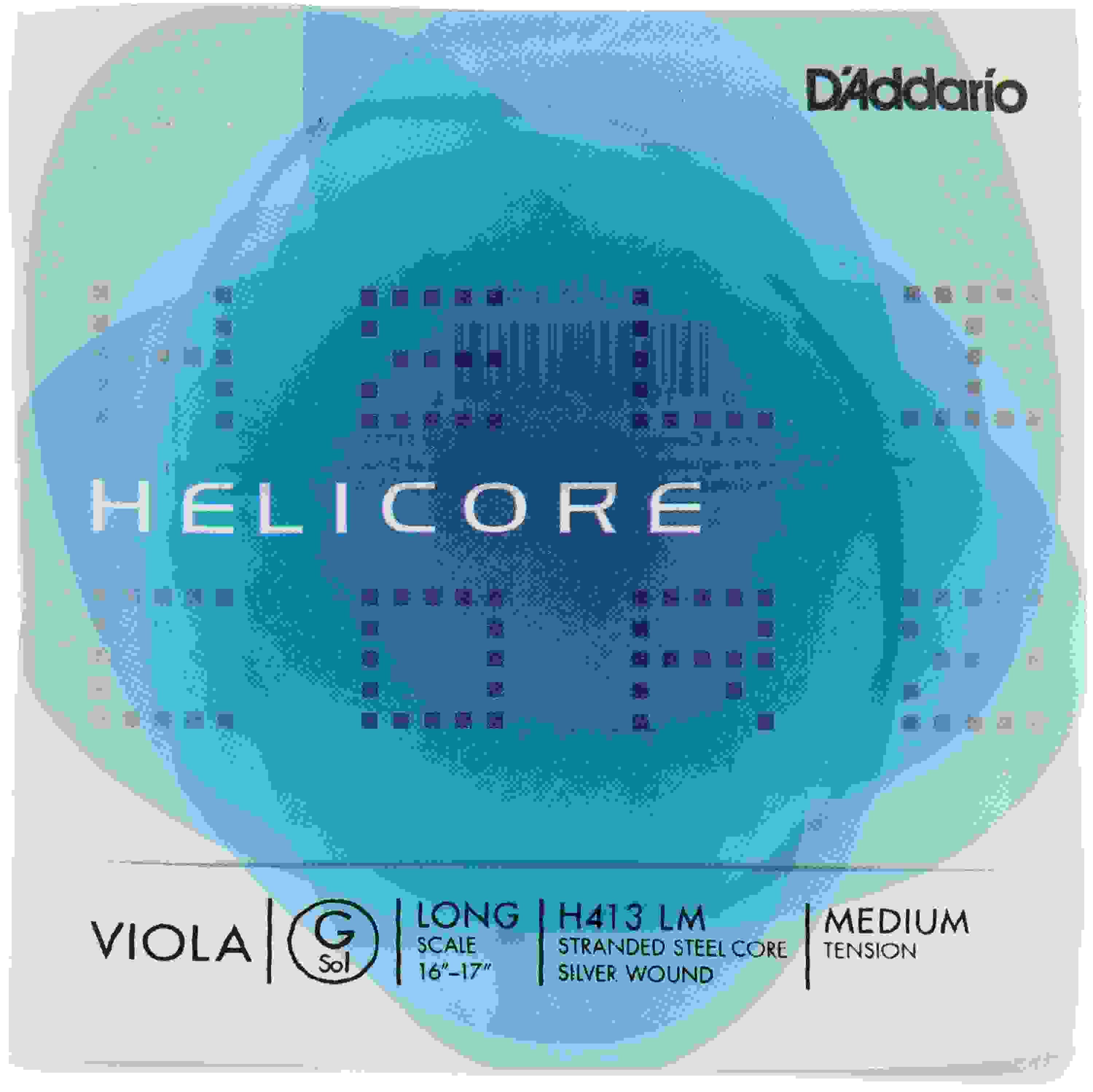 D'Addario H413 LM Helicore Viola G String - Long Scale (16-17 inch ...