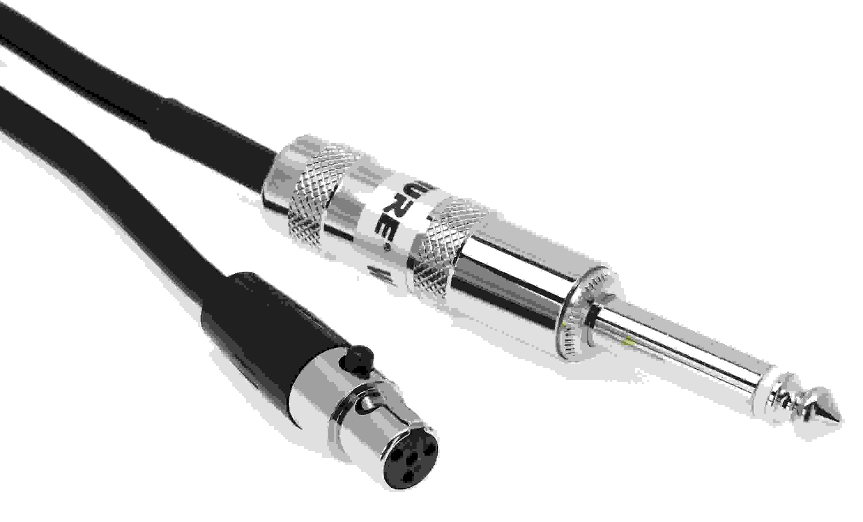 Shure WA302 1/4-inch to TA4F Instrument Cable for Wireless Bodypack ...