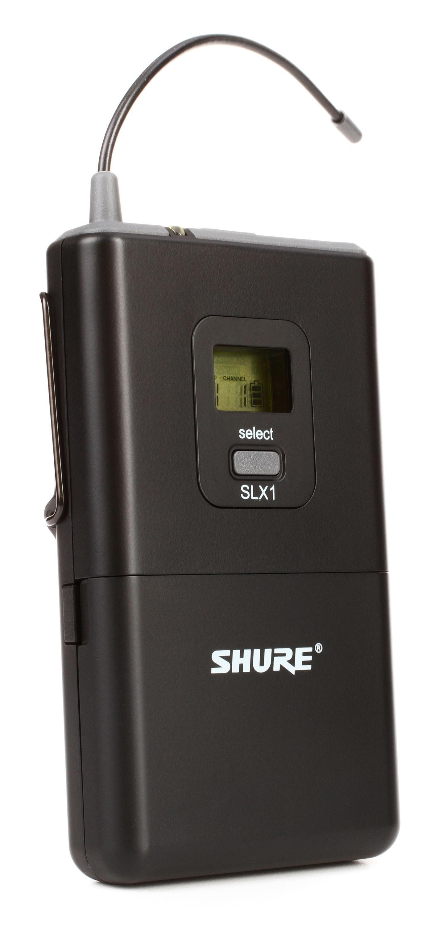 Shure SLX1 Wireless Bodypack Transmitter - G5 Band | Sweetwater
