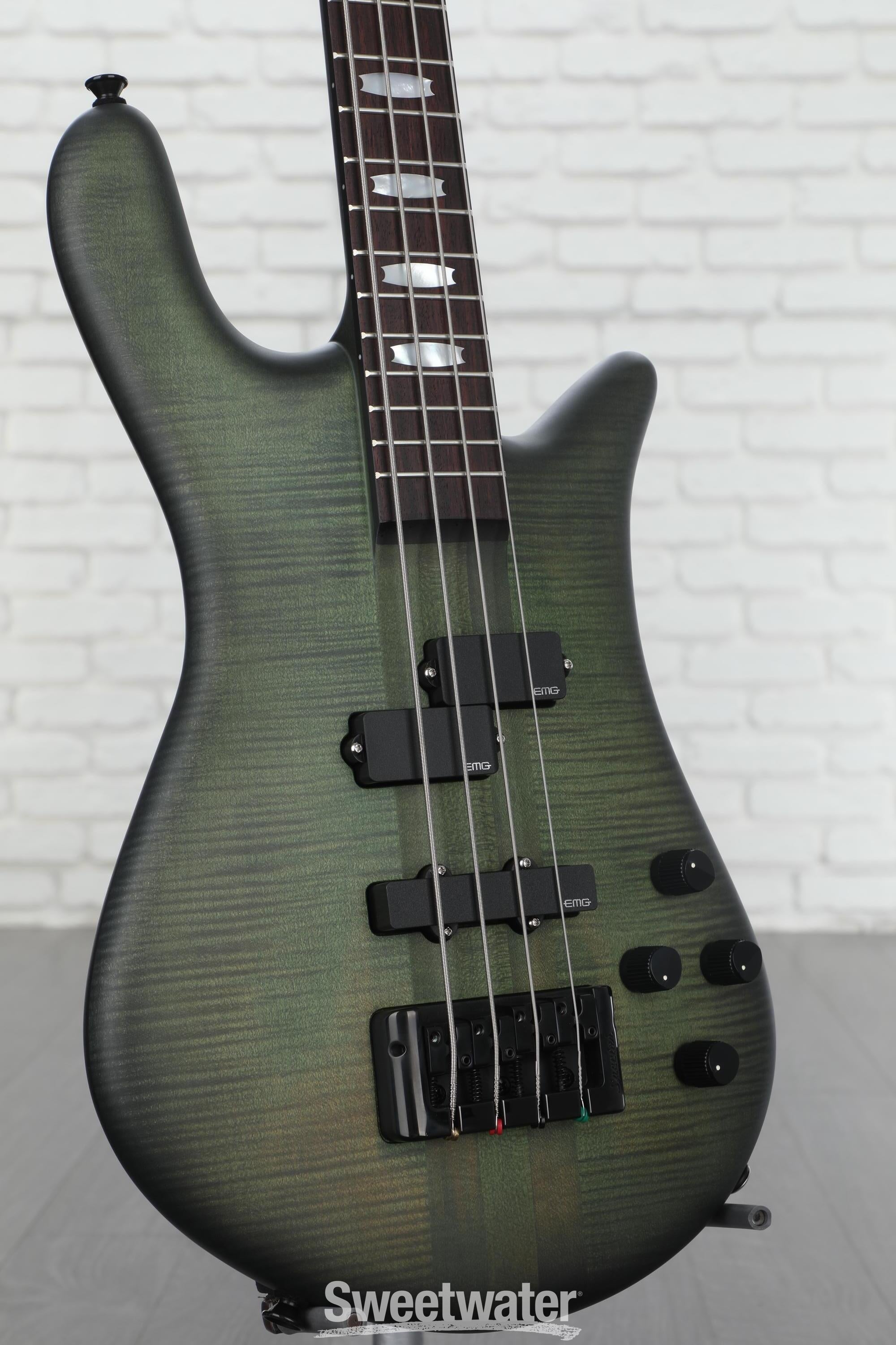 Spector Euro 4 LX Electric Bass Guitar - Haunted Moss | Sweetwater