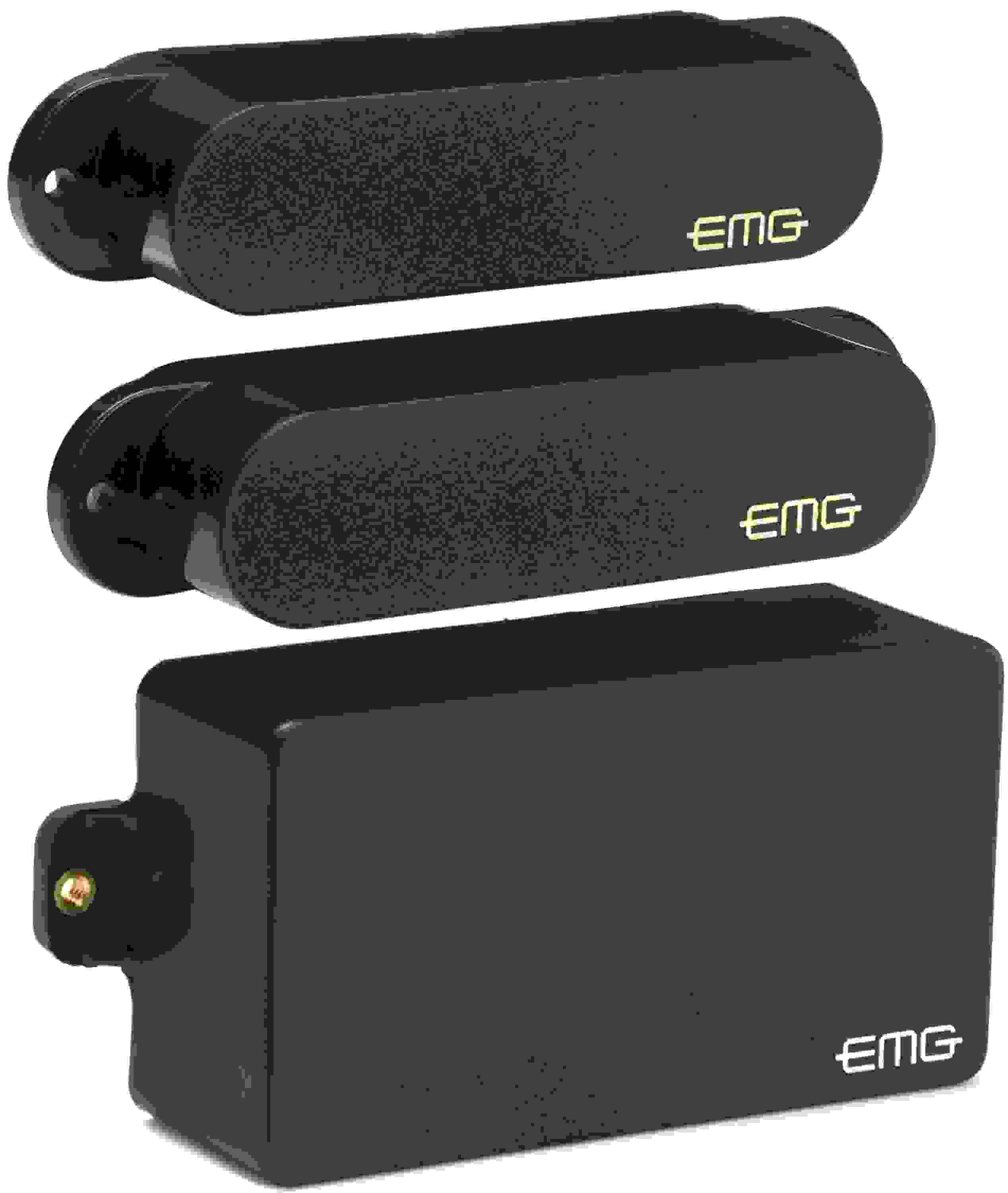 EMG SA/SA/81 Active HSS Pickup Set - Black | Sweetwater