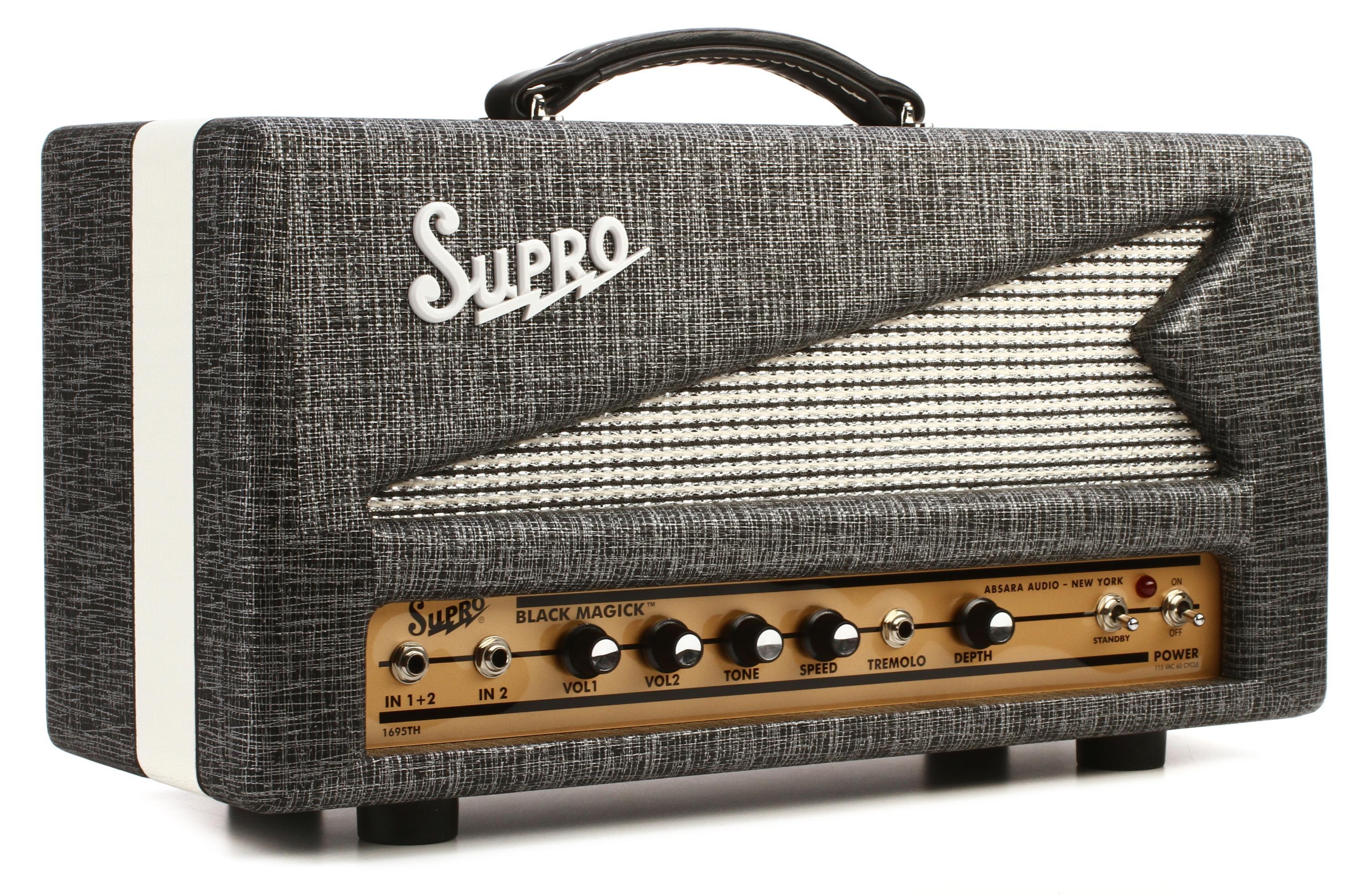 Supro 1695TH Black Magick 25-watt Class A Tube Head | Sweetwater