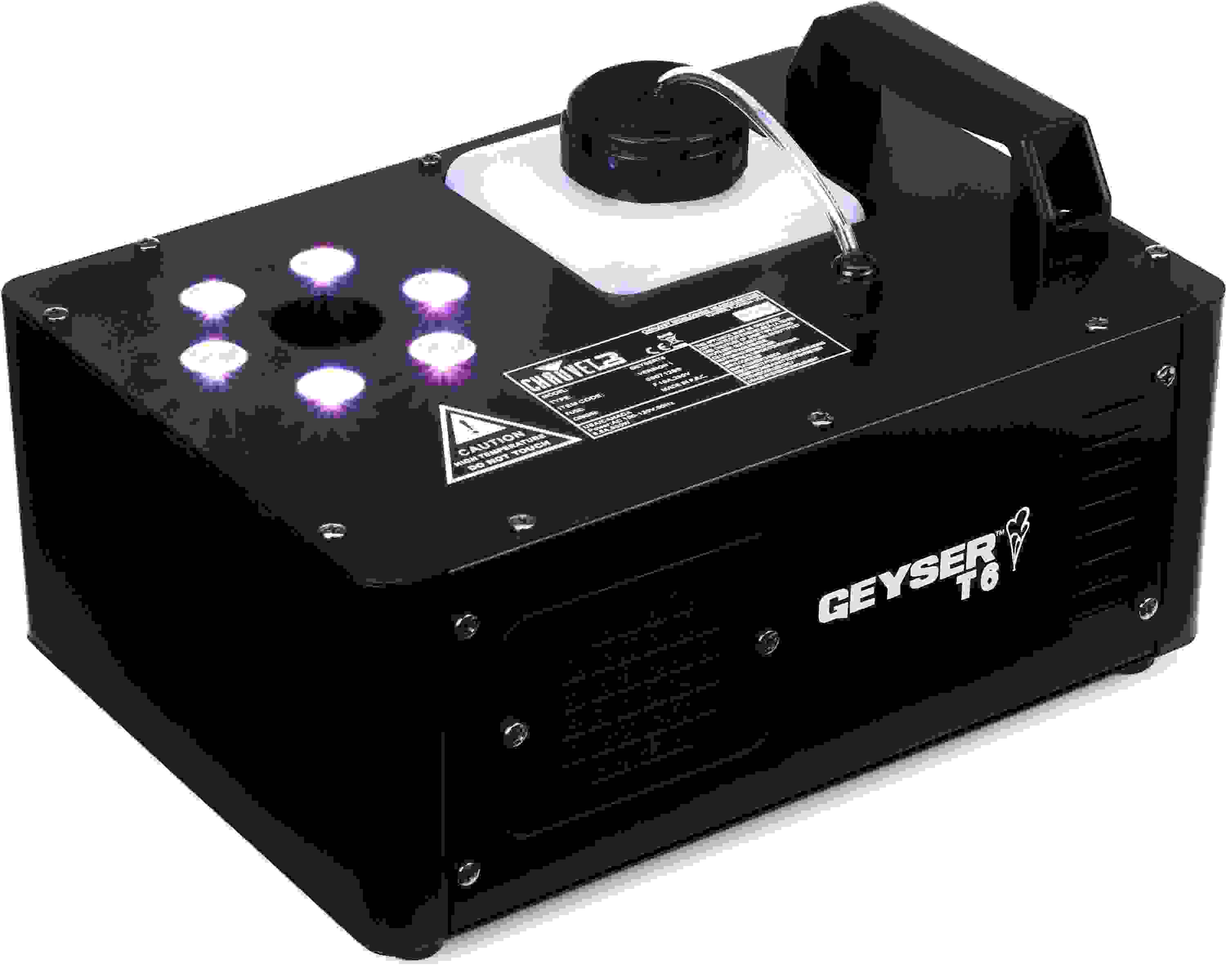 Chauvet DJ Geyser T6 RGB Illuminated Vertical Fog Machine | Sweetwater