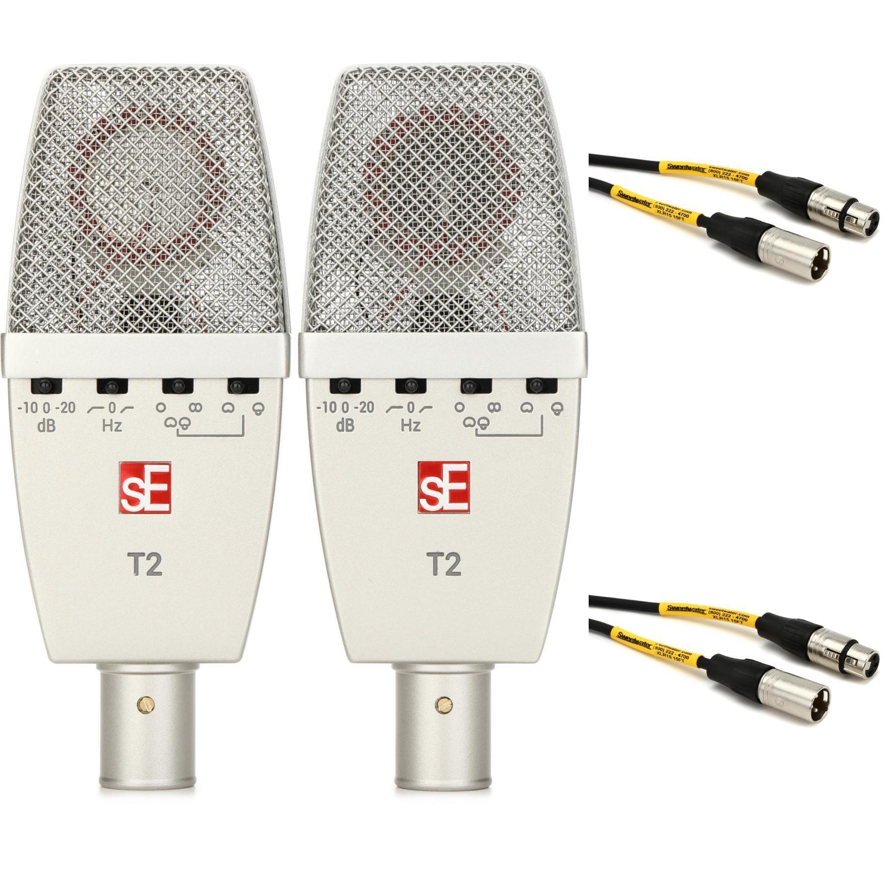 sE Electronics T2 Matched Pair Bundle with Cables | Sweetwater