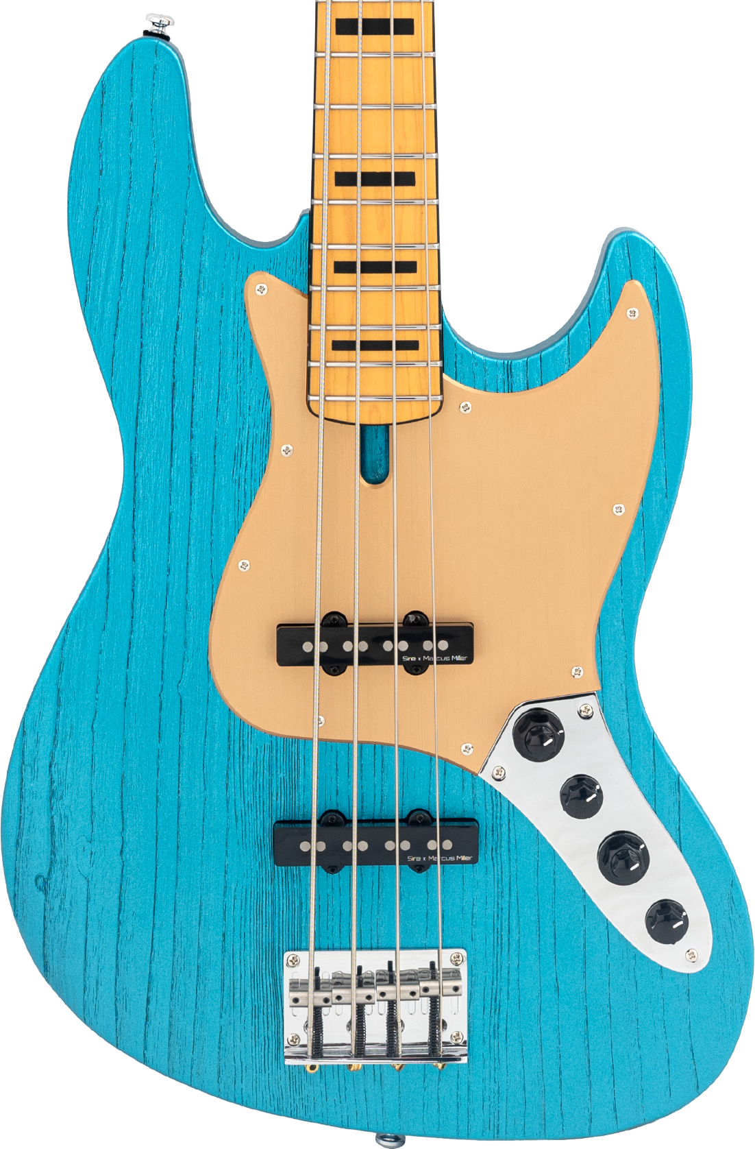 Sire Marcus Miller Sandblasted V9 4-string Electric Bass Guitar - Ocean Turquoise Blue ...