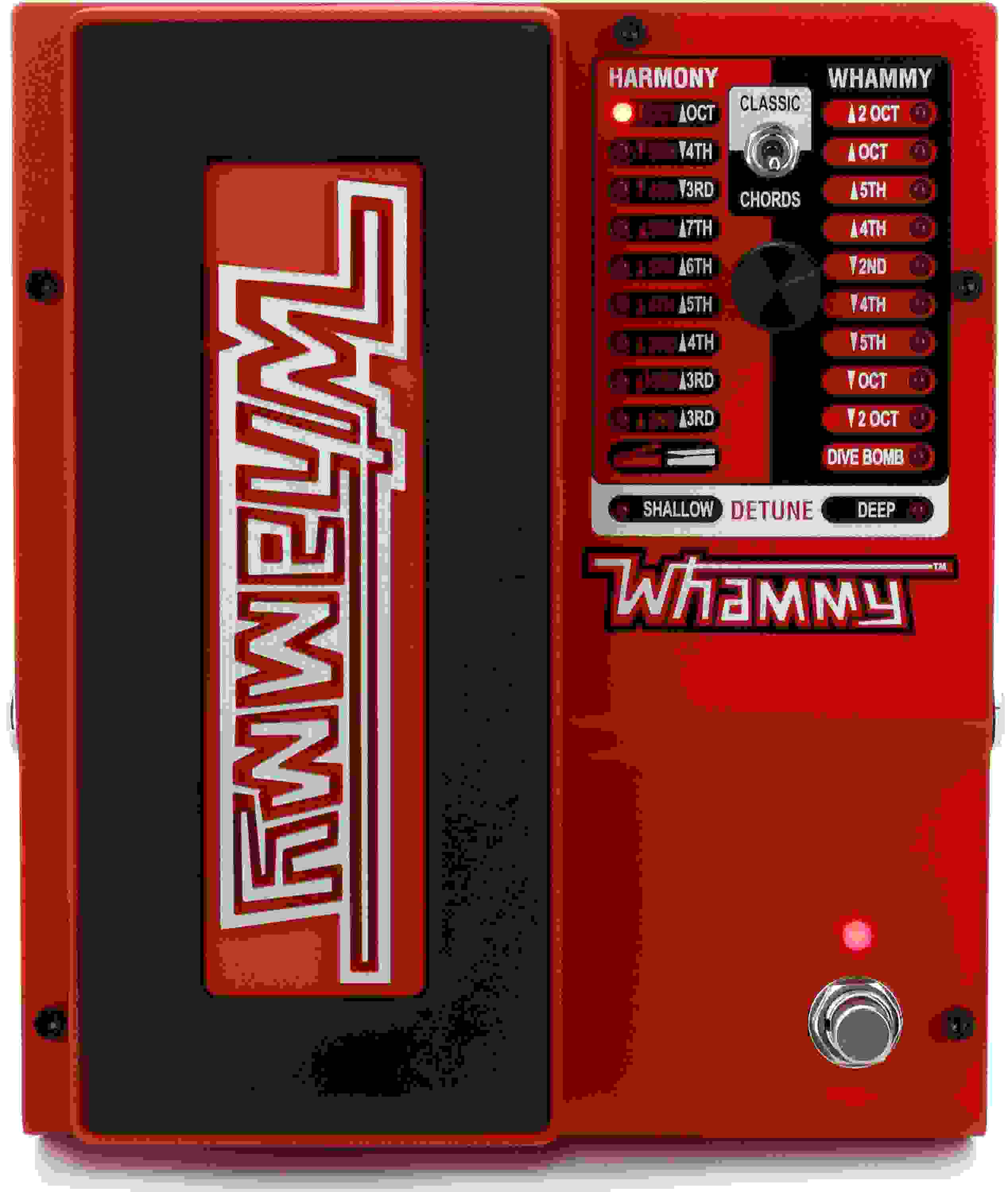 DigiTech Whammy 5 Pitch-shifting Pedal - Red | Sweetwater