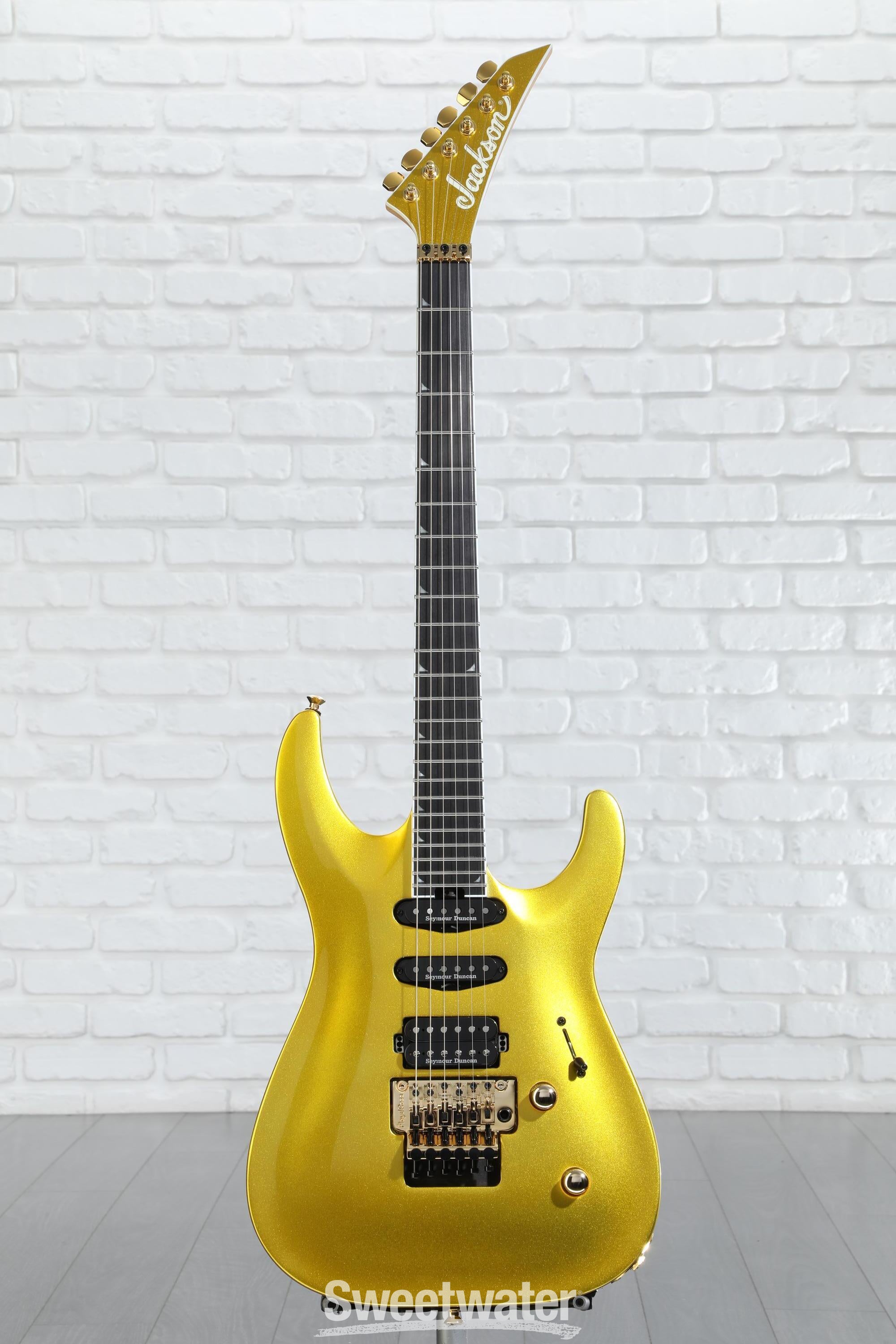 Jackson Pro Plus Series Soloist SLA3 Electric Guitar - Gold Bullion ...