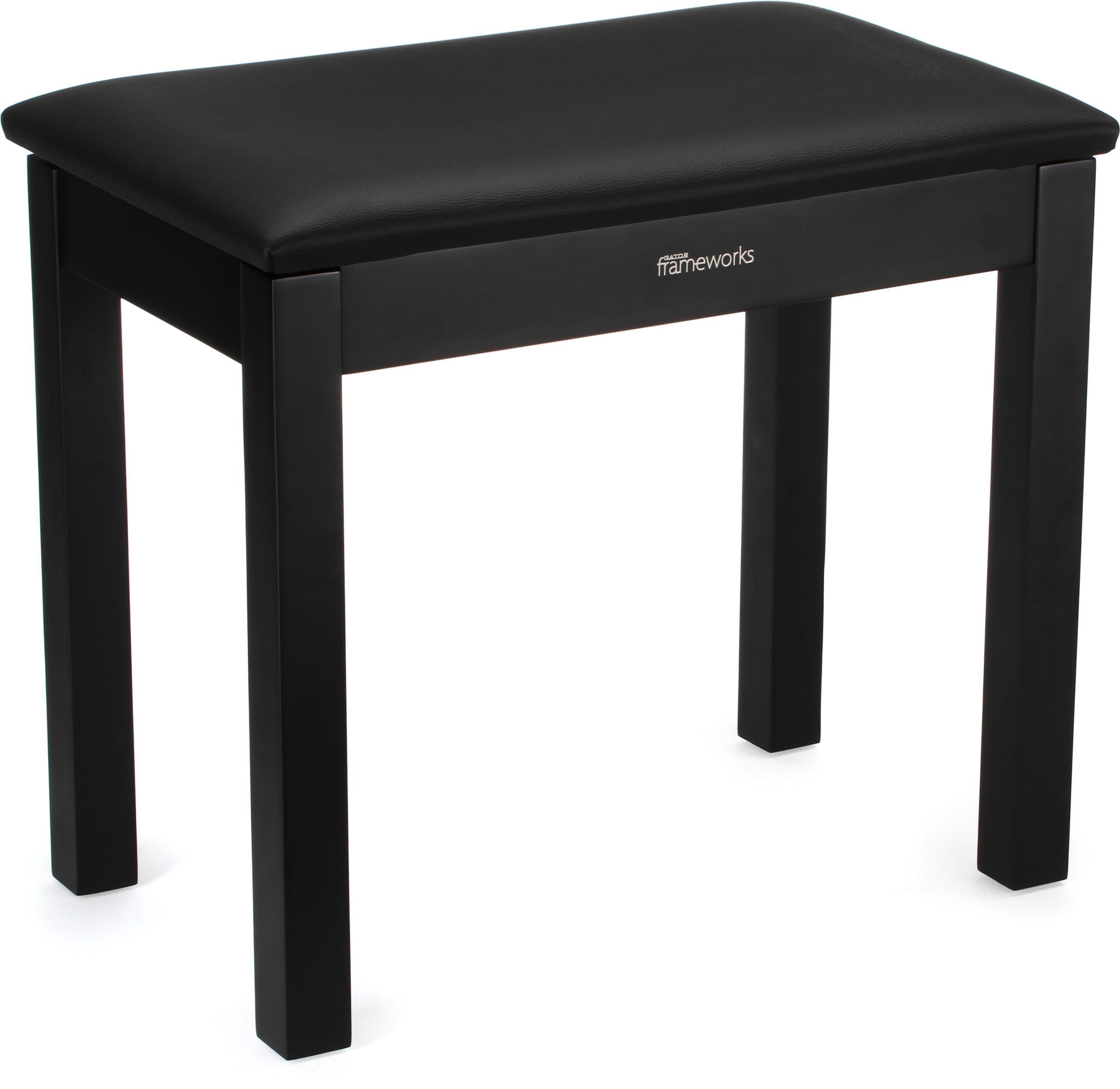 Gator Frameworks GFW-KEYBENCH-WDBK Traditional Wooden Piano Bench ...