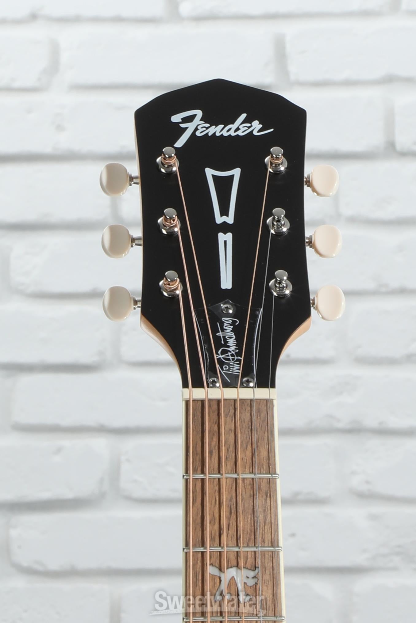 Fender Tim Armstrong Hellcat Acoustic-electric Guitar - Natural with ...