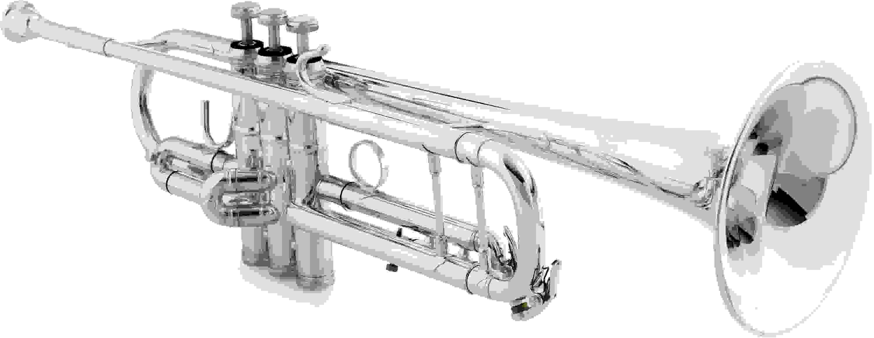 B&S 3143 Challenger II Professional Bb Trumpet - 43 Bell - Silver ...