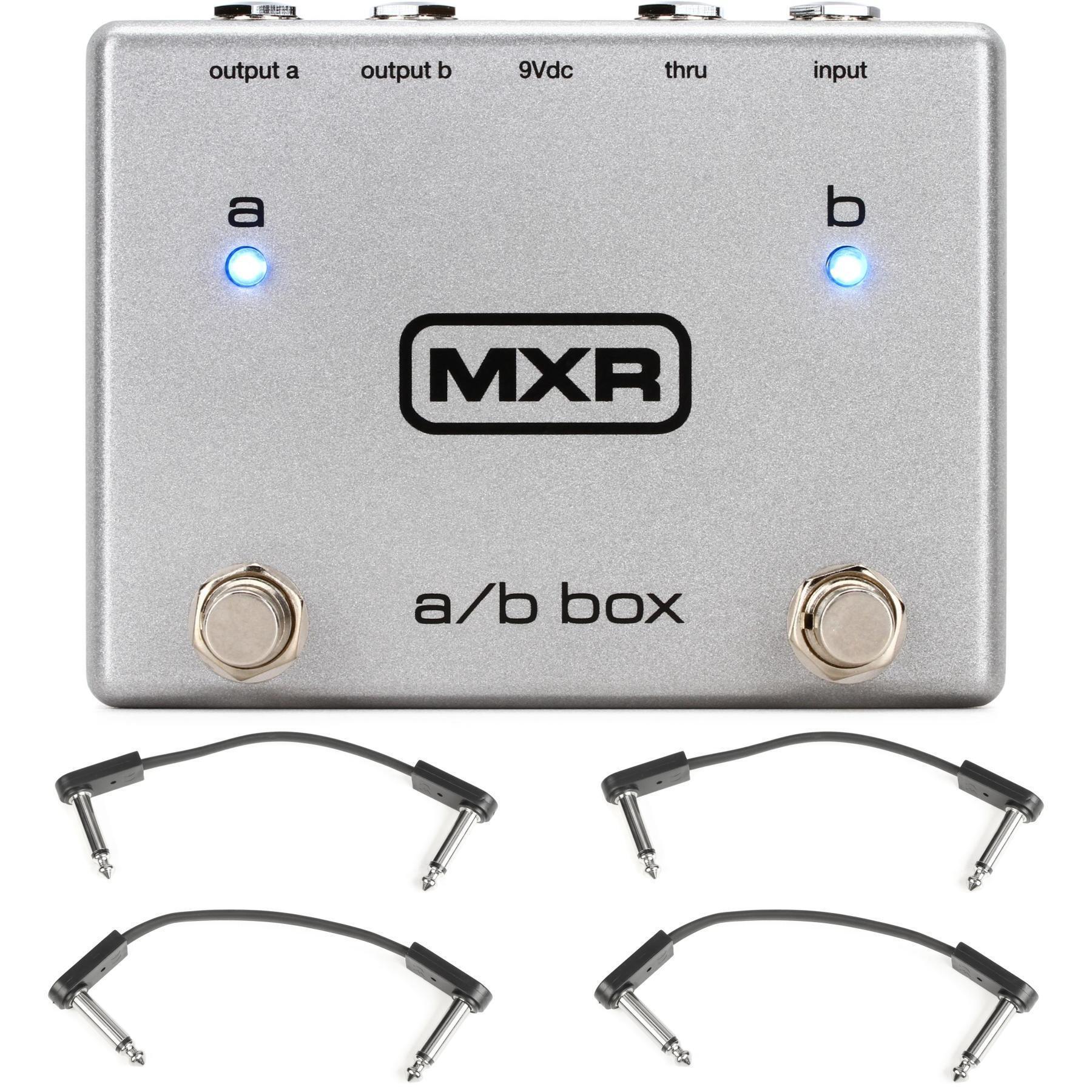 MXR M196 A/B Box Pedal with EBS Patch Cables | Sweetwater