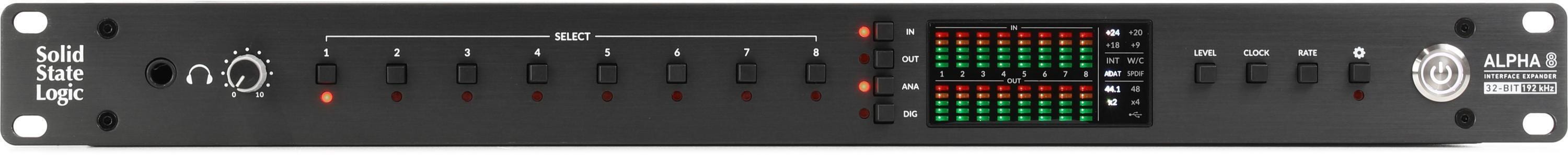 Solid State Logic Alpha 8 A/D-D/A Converter/Expander and USB Audio ...