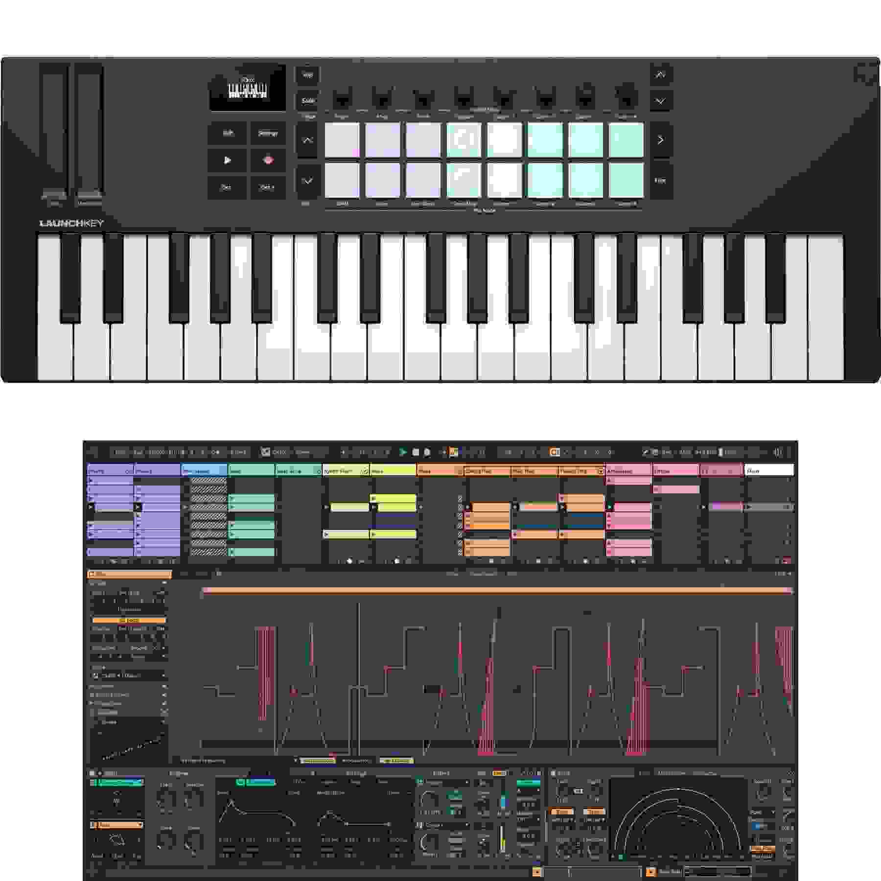 Novation Launchkey Mini 37 MK4 37-key Keyboard Controller with Ableton ...