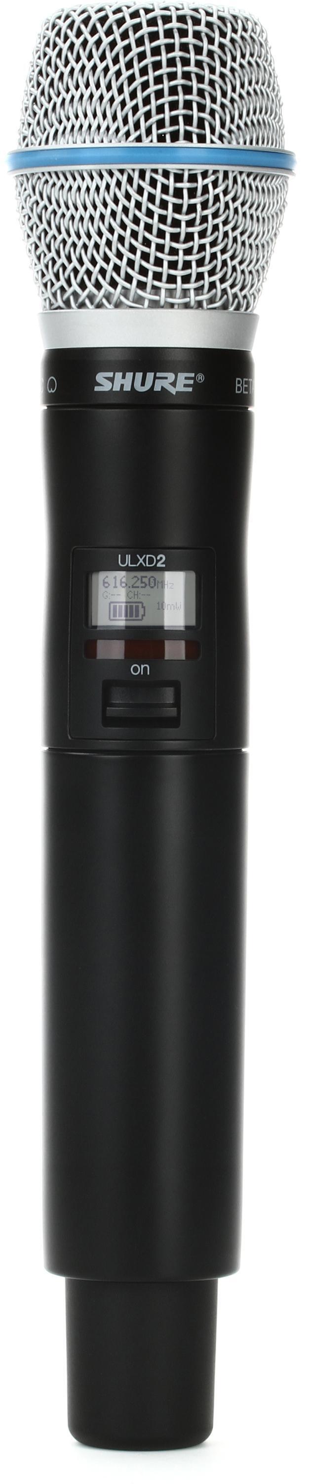 Shure ULXD2/B87C Wireless Handheld Microphone Transmitter - G50 Band ...