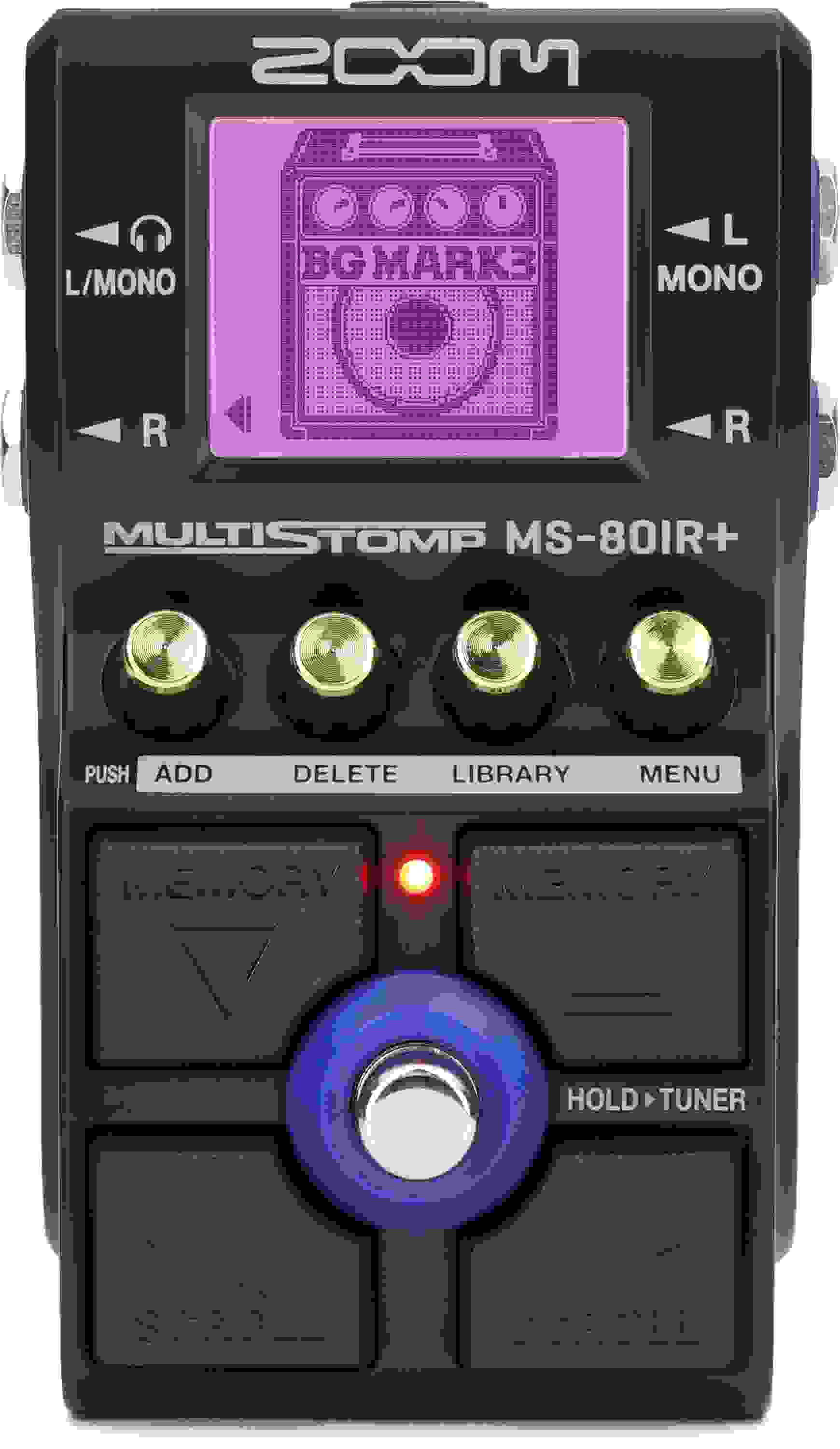 Zoom MS-80 IR+ Amp Sim and Multi-effects Pedal | Sweetwater