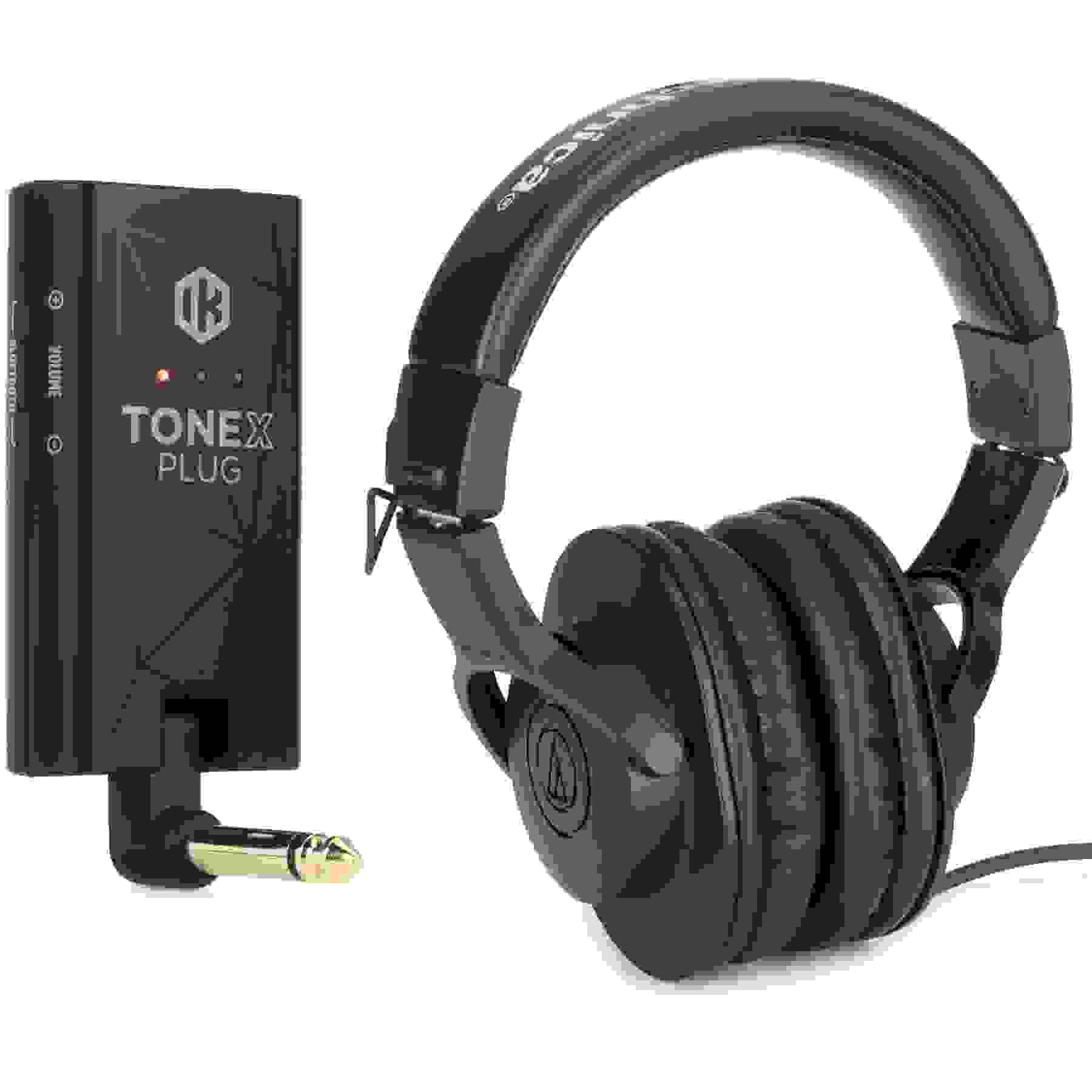 IK Multimedia TONEX Plug Headphone Amplifier with ATH-M20x Headphones | Sweetwater