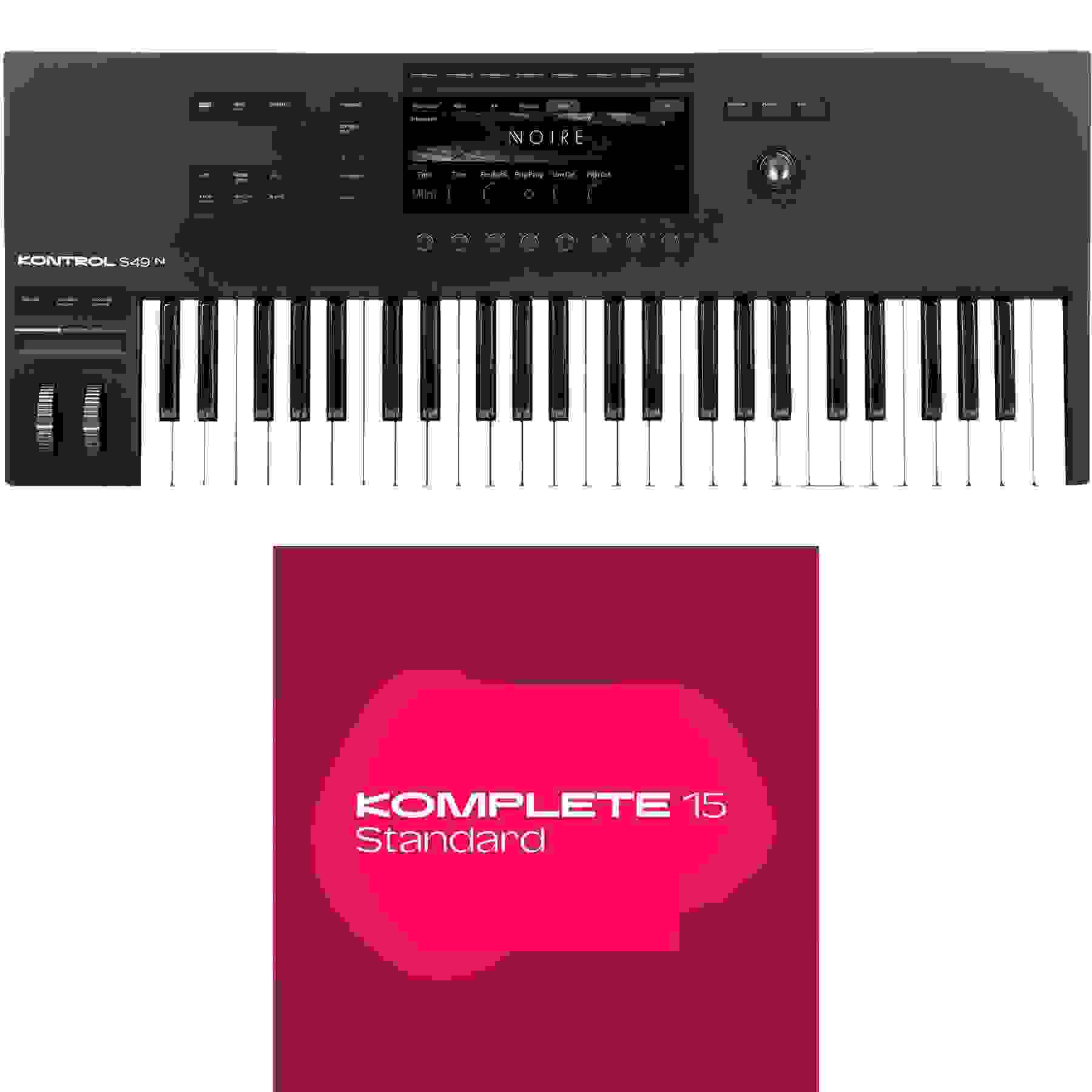 Native Instruments Kontrol S49 Mk3 49-key Smart Keyboard Controller ...