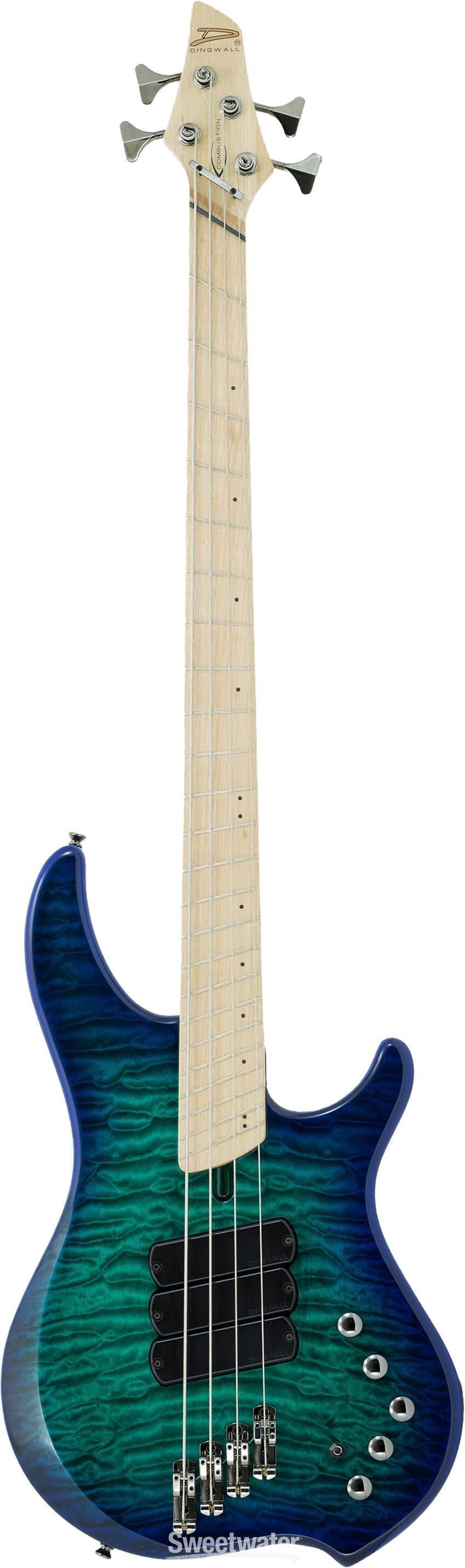 Dingwall Guitars Combustion 4-string Electric Bass - Whalepool Burst ...