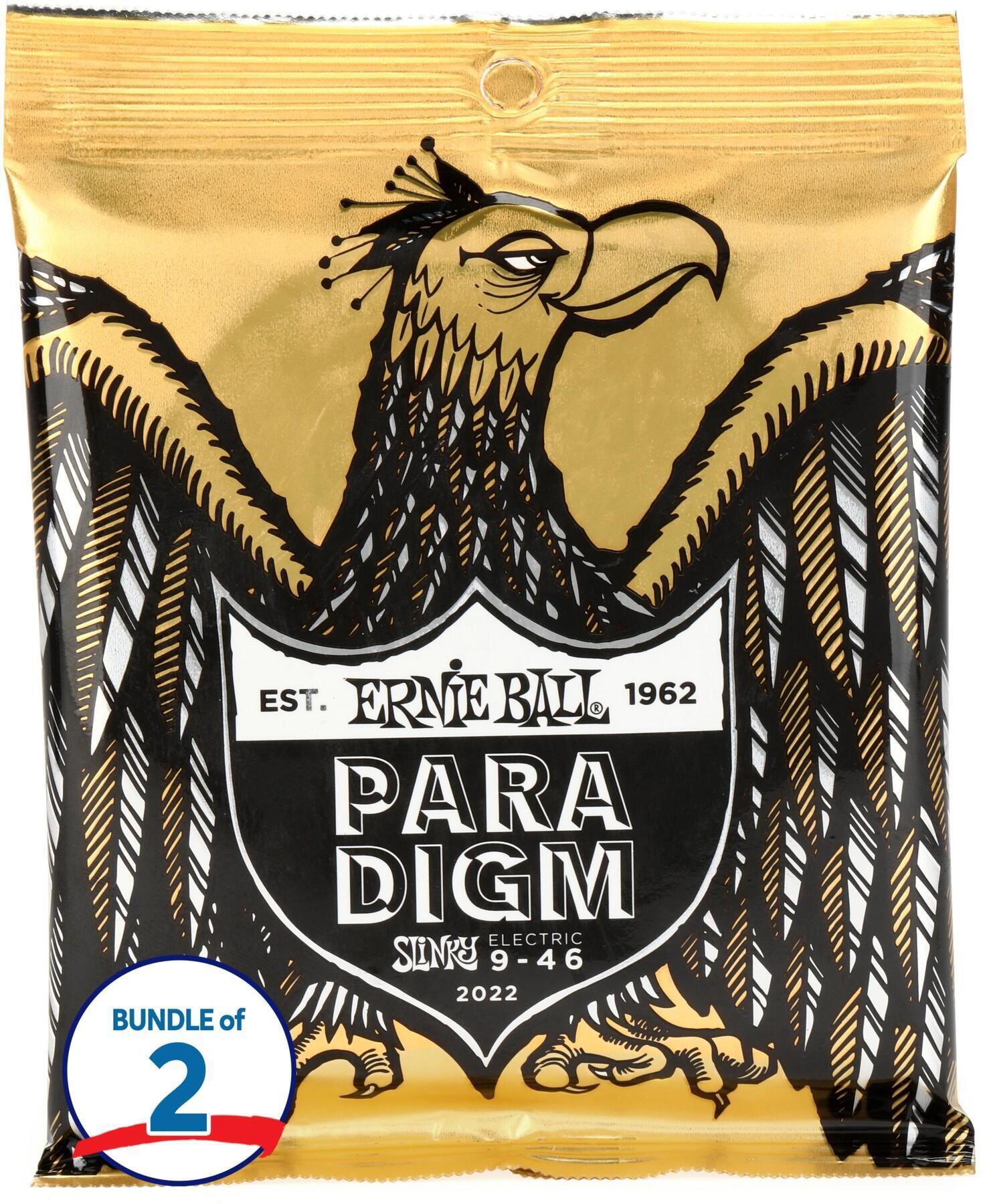 Ernie Ball 2022 Hybrid Slinky Paradigm Electric Guitar Strings (2 Pack) - .009-.046 | Sweetwater