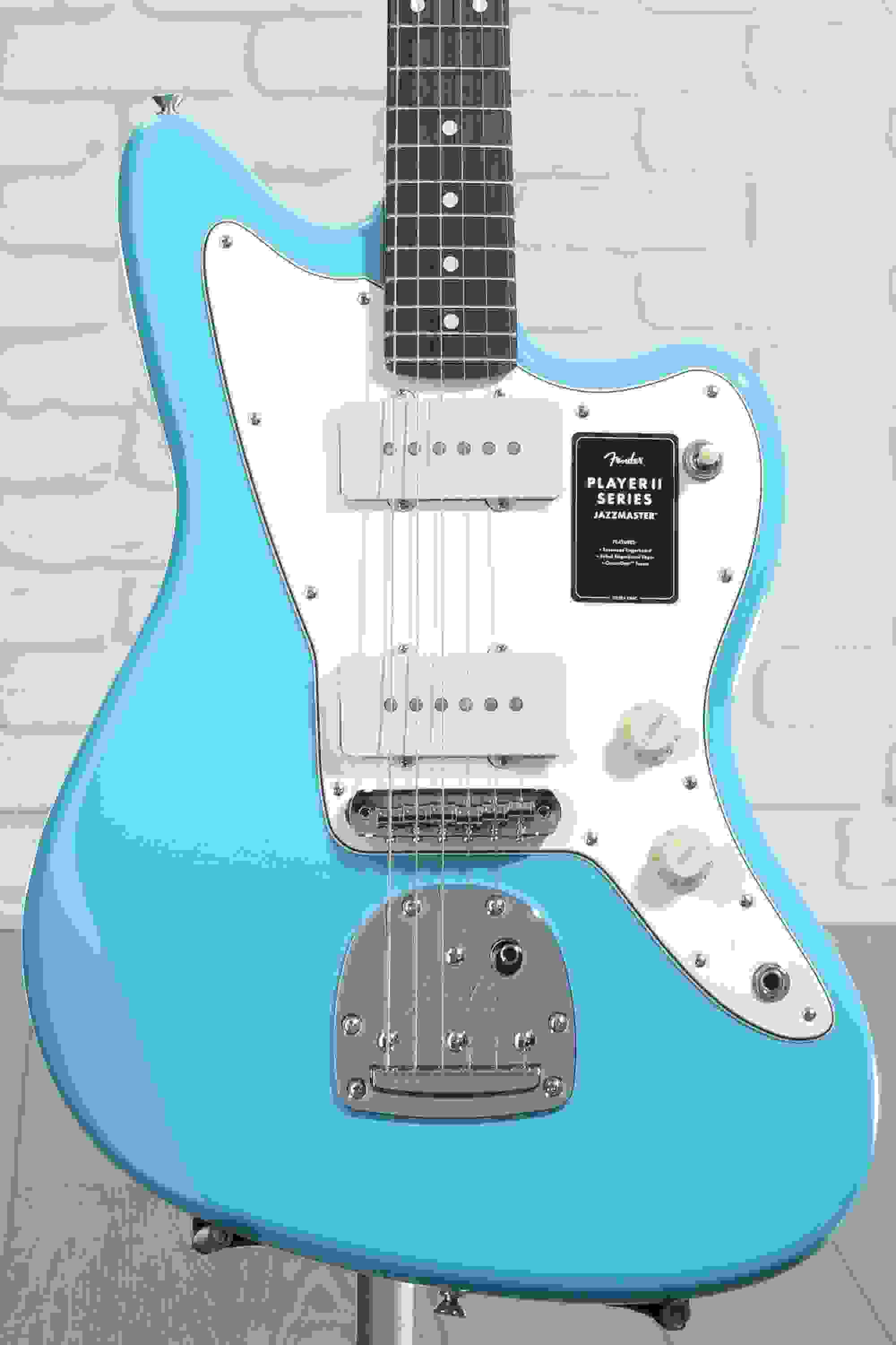 Fender Player II Jazzmaster Electric Guitar - Aquatone Blue | Sweetwater