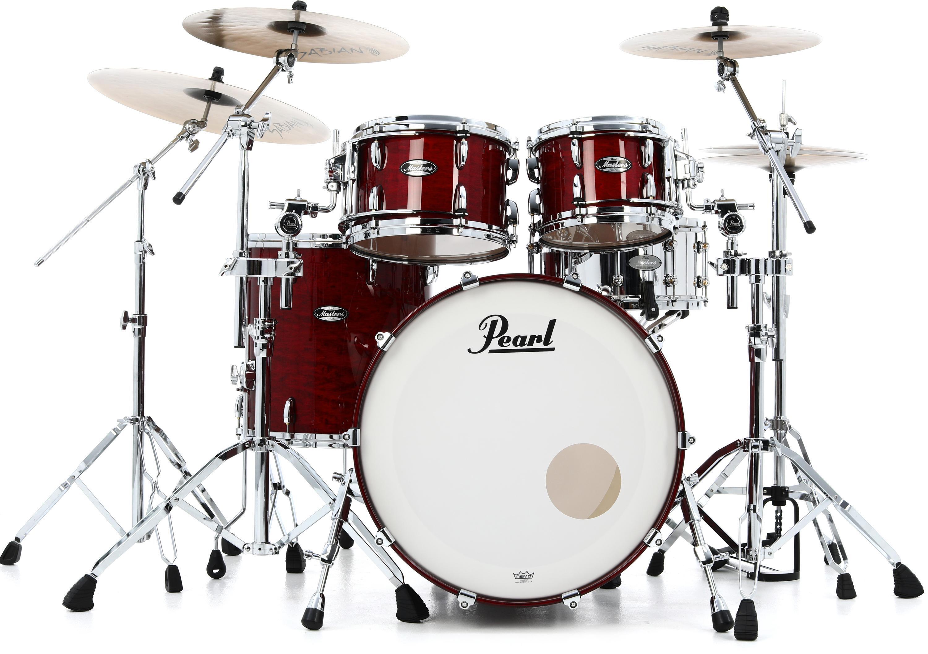 Pearl Masters Maple 4-piece Shell Pack - Natural Cherry | Sweetwater