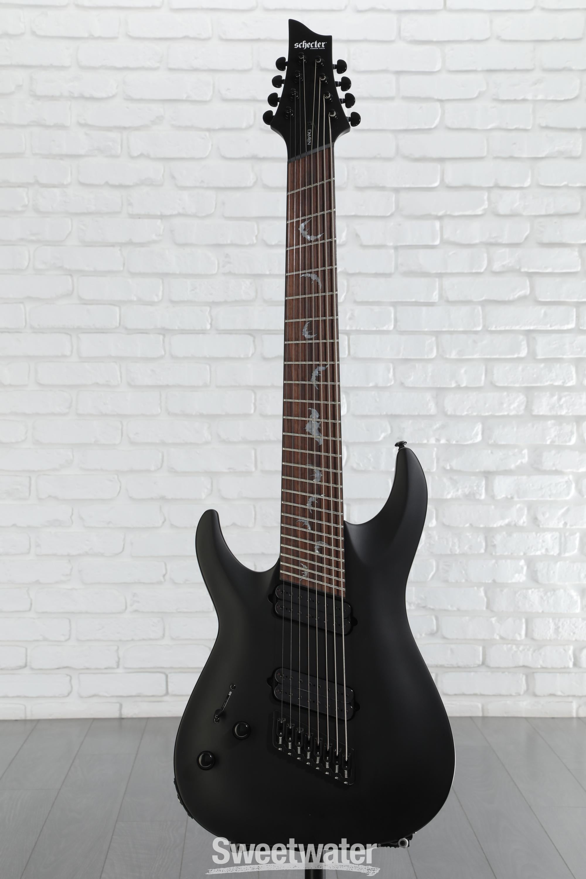 Schecter Damien-8 Multiscale Left-handed 8-string Electric Guitar ...
