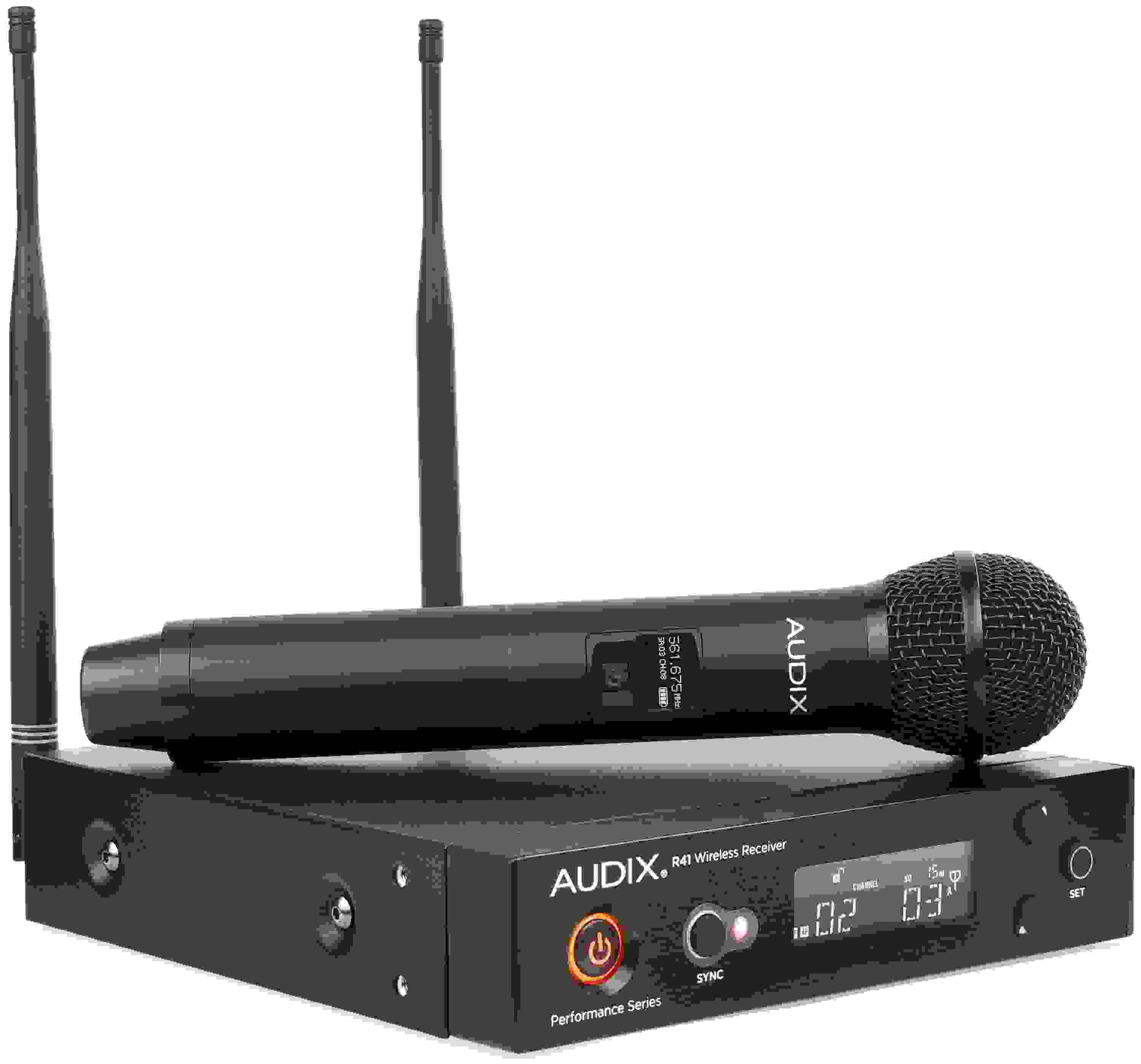 Audix AP41 OM2 Handheld Wireless Microphone System - A Band | Sweetwater