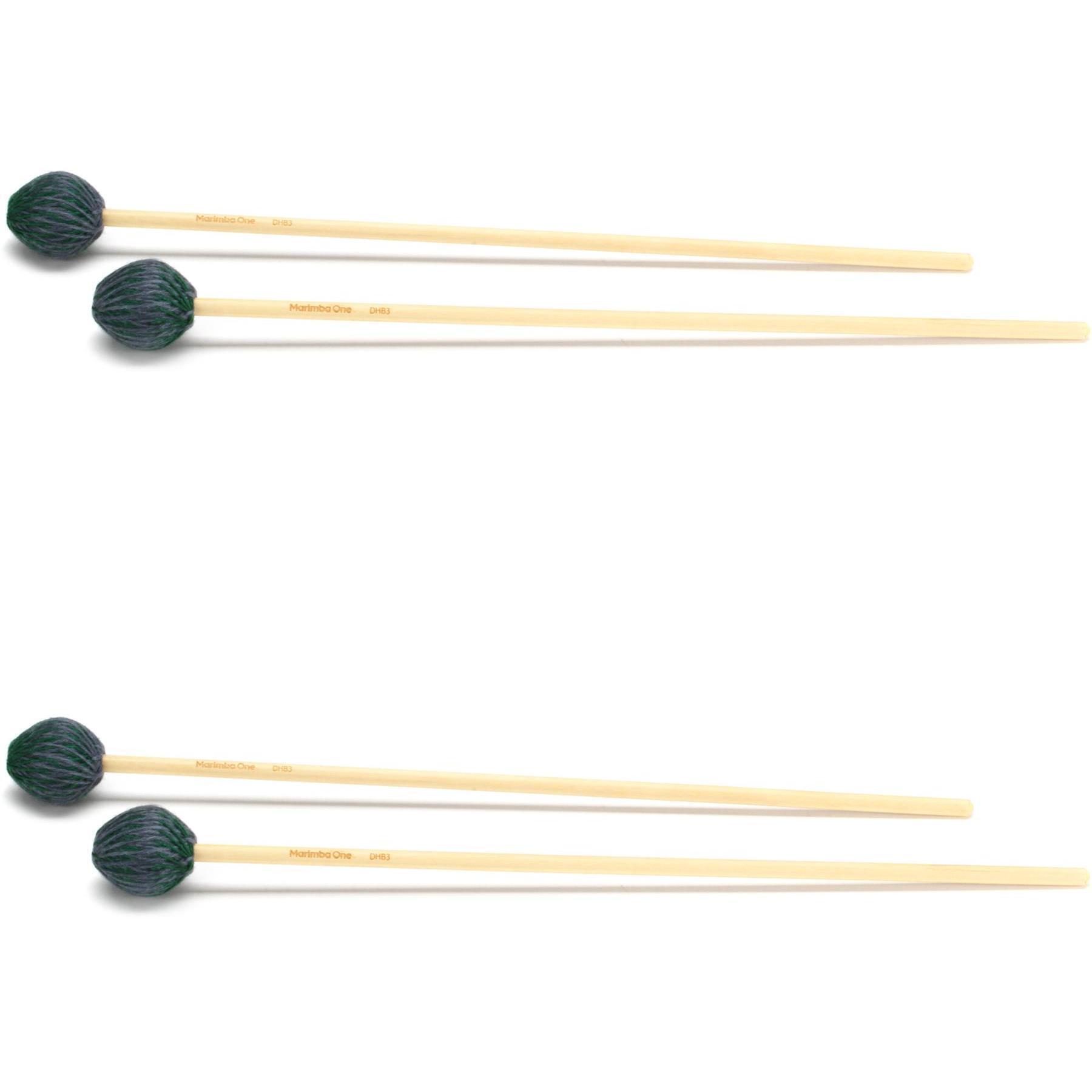 Marimba One DHB3 Double Helix Birch Marimba Mallets - Medium (2 Pack ...