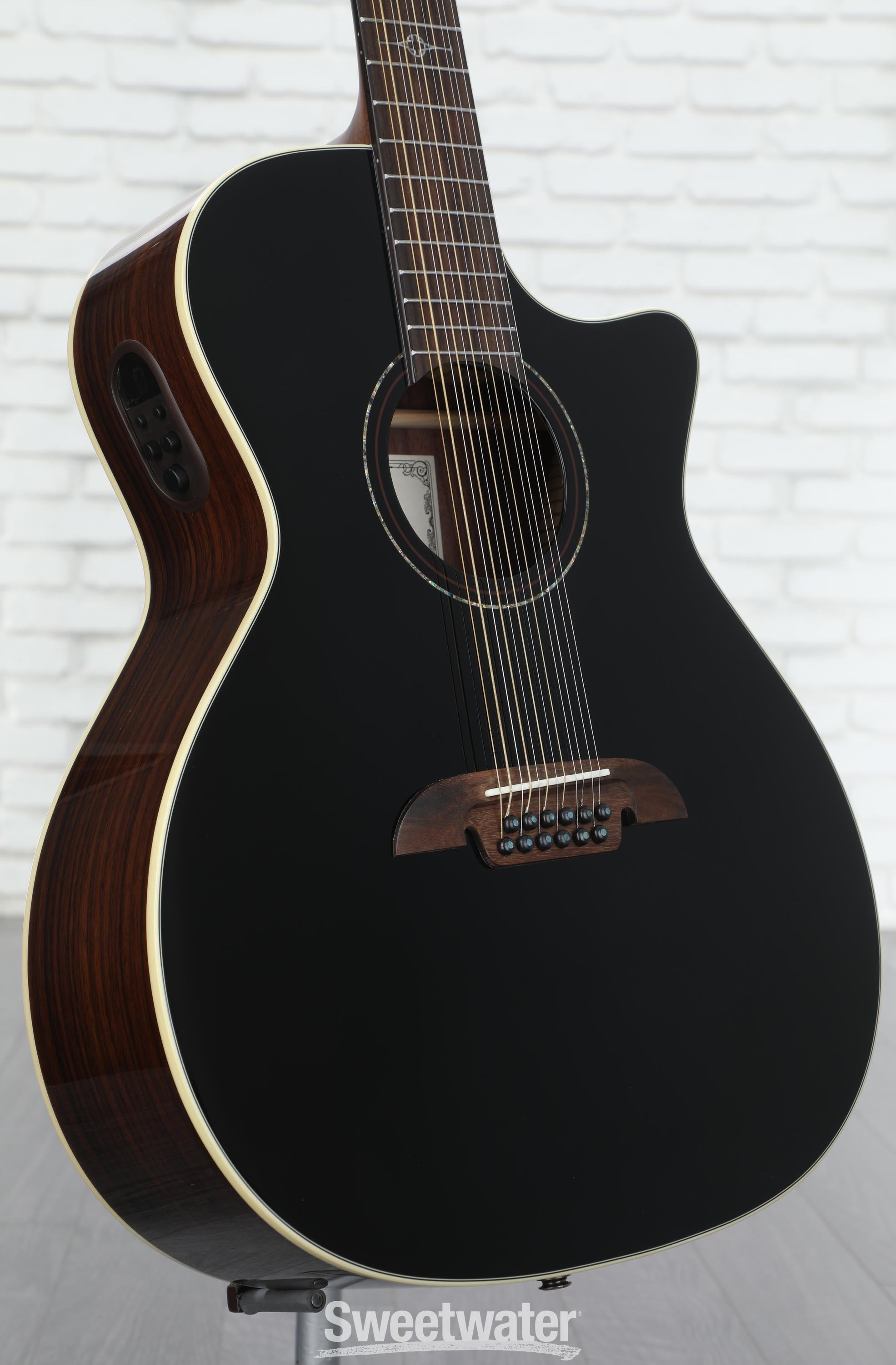 Alvarez AG70ce Artist Series 12-string Acoustic-electric Guitar - Black ...