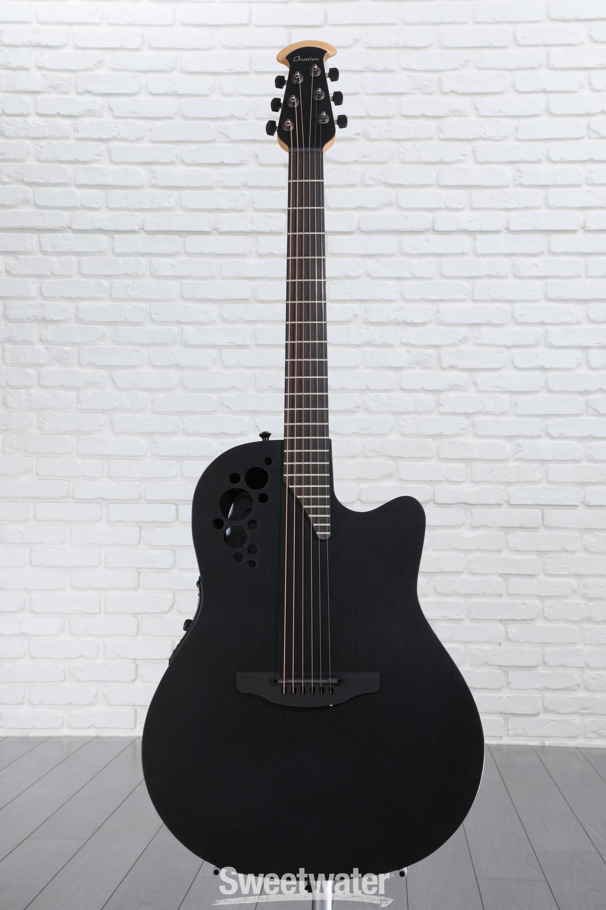 Ovation Mod TX Super Shallow - Black Textured | Sweetwater