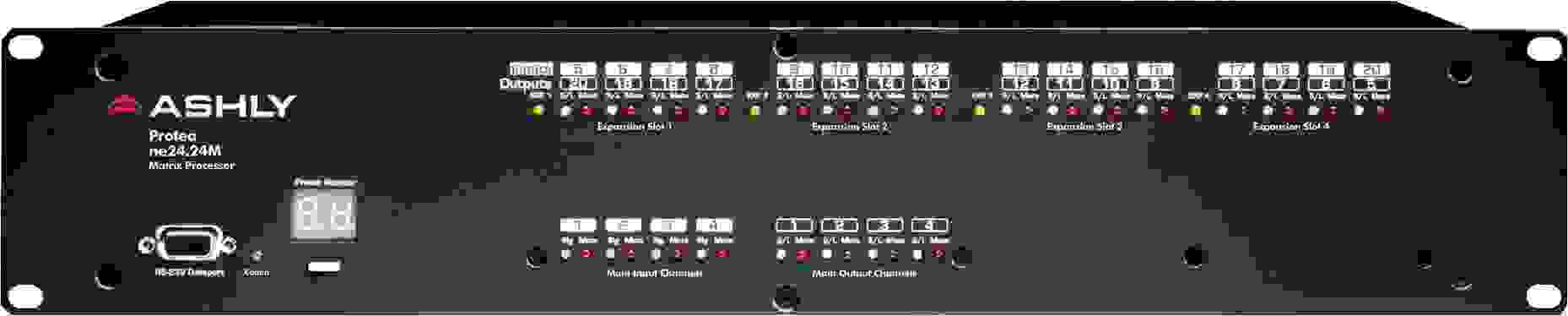 Ashly Protea ne24.24M 4x4 DSP Matrix Processor | Sweetwater