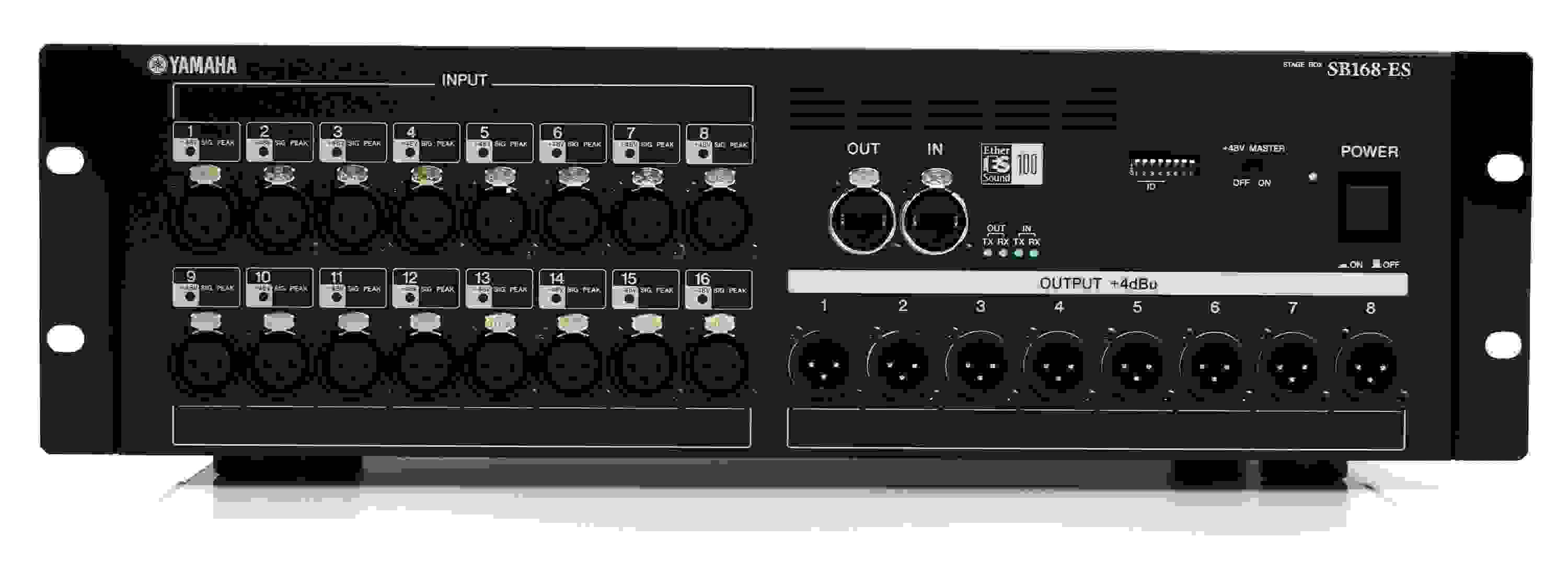 Yamaha SB168-ES EtherSound Stage Box | Sweetwater
