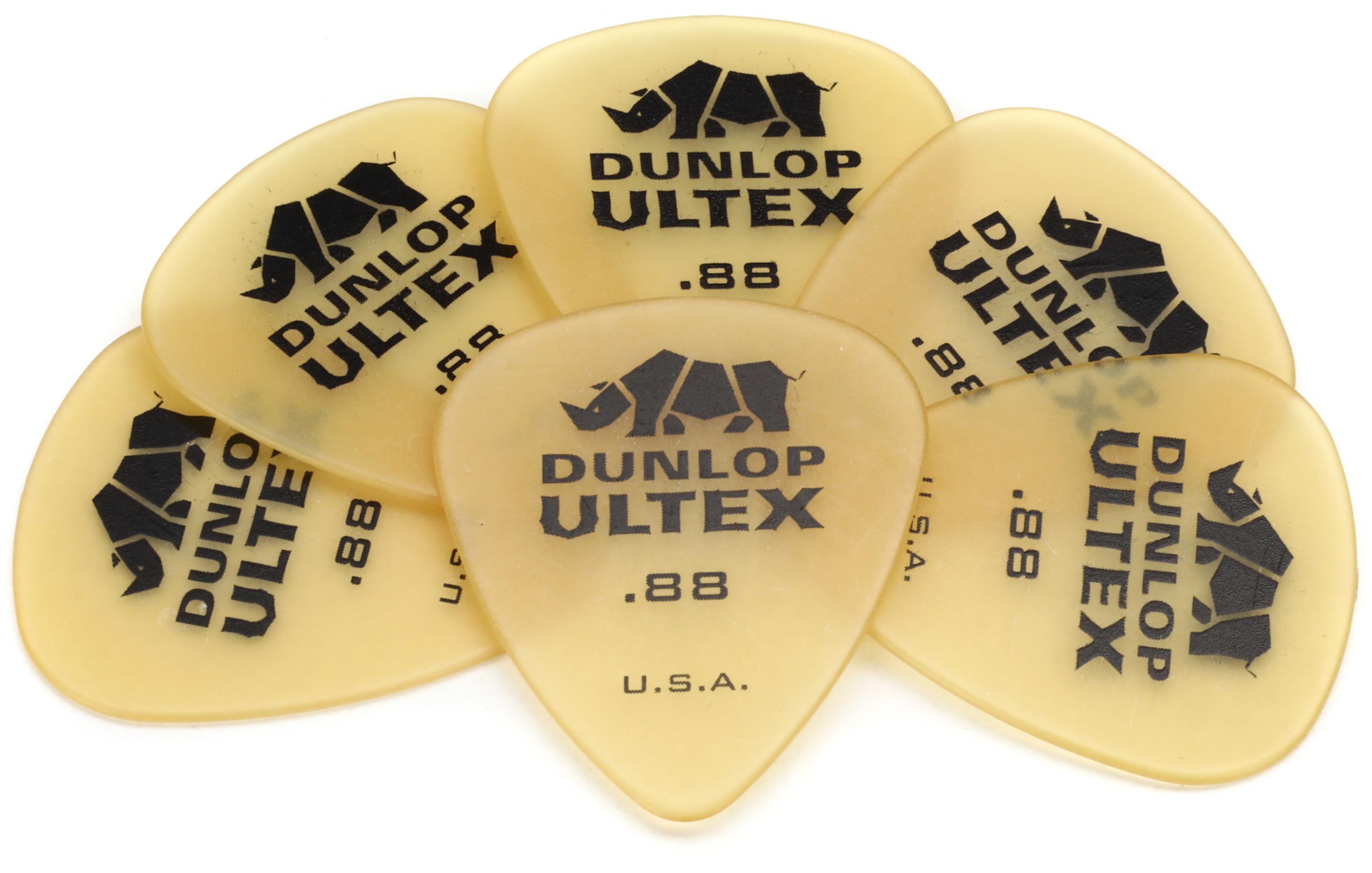 Dunlop Ultex Standard Guitar Picks .88mm 6-pack | Sweetwater