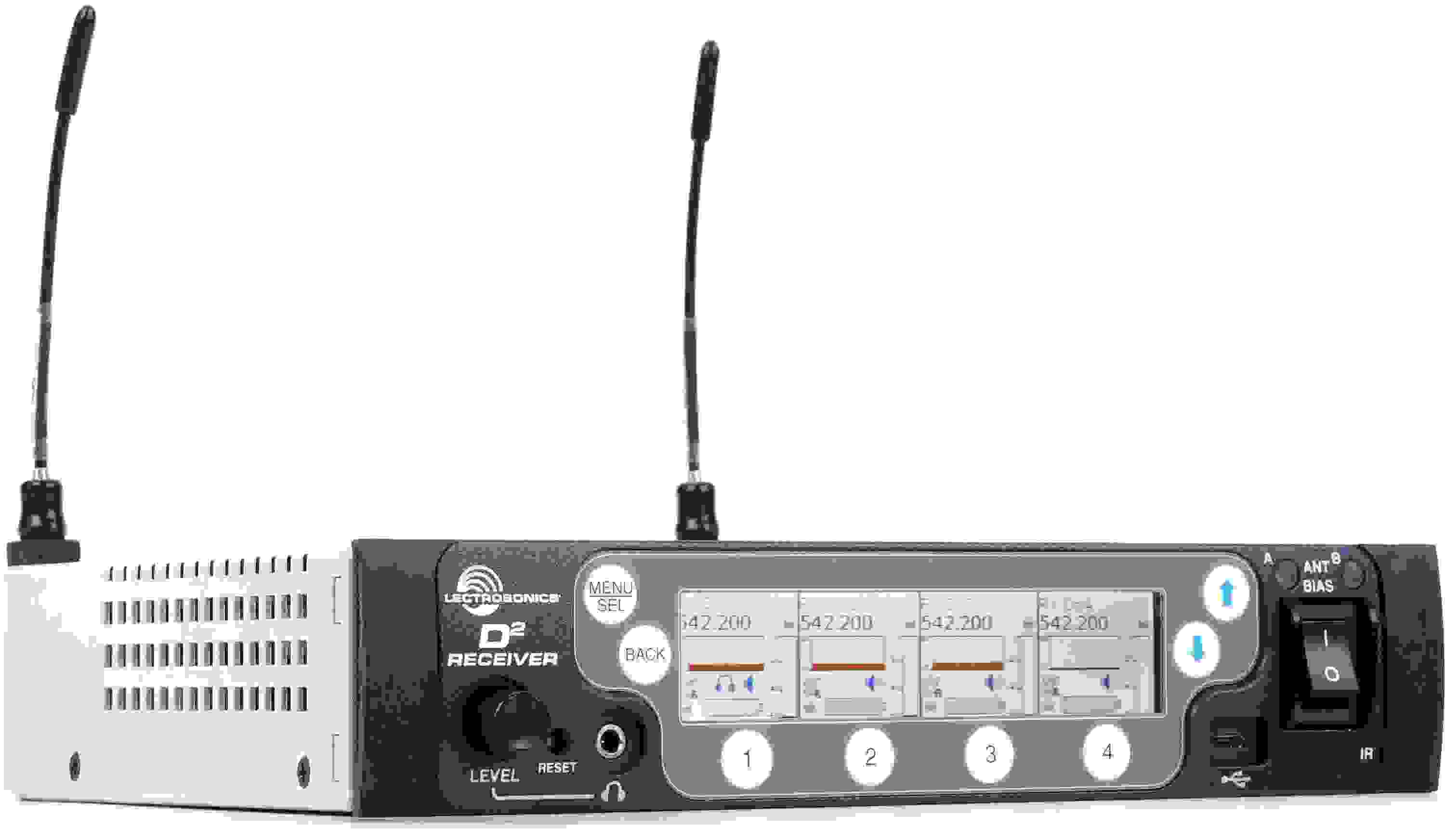 Lectrosonics DSQD 4-channel Wireless Receiver | Sweetwater