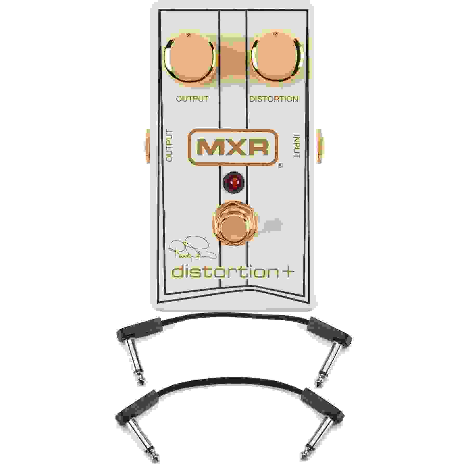 MXR Randy Rhoads Distortion + Pedal with EBS Flat Patch Cables | Sweetwater