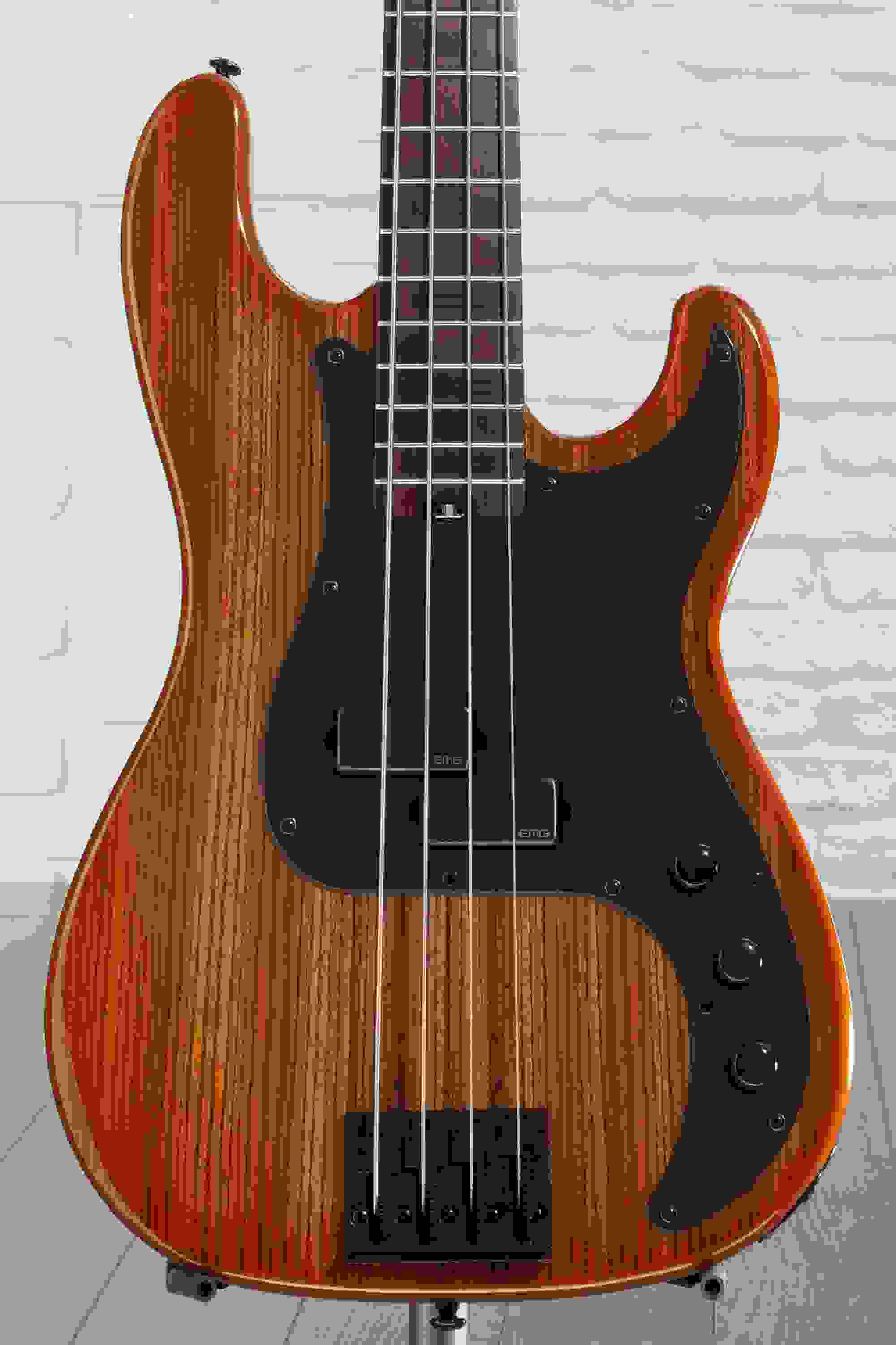 Schecter P-4 Exotic Bass Guitar - Faded Vintage Sunburst | Sweetwater