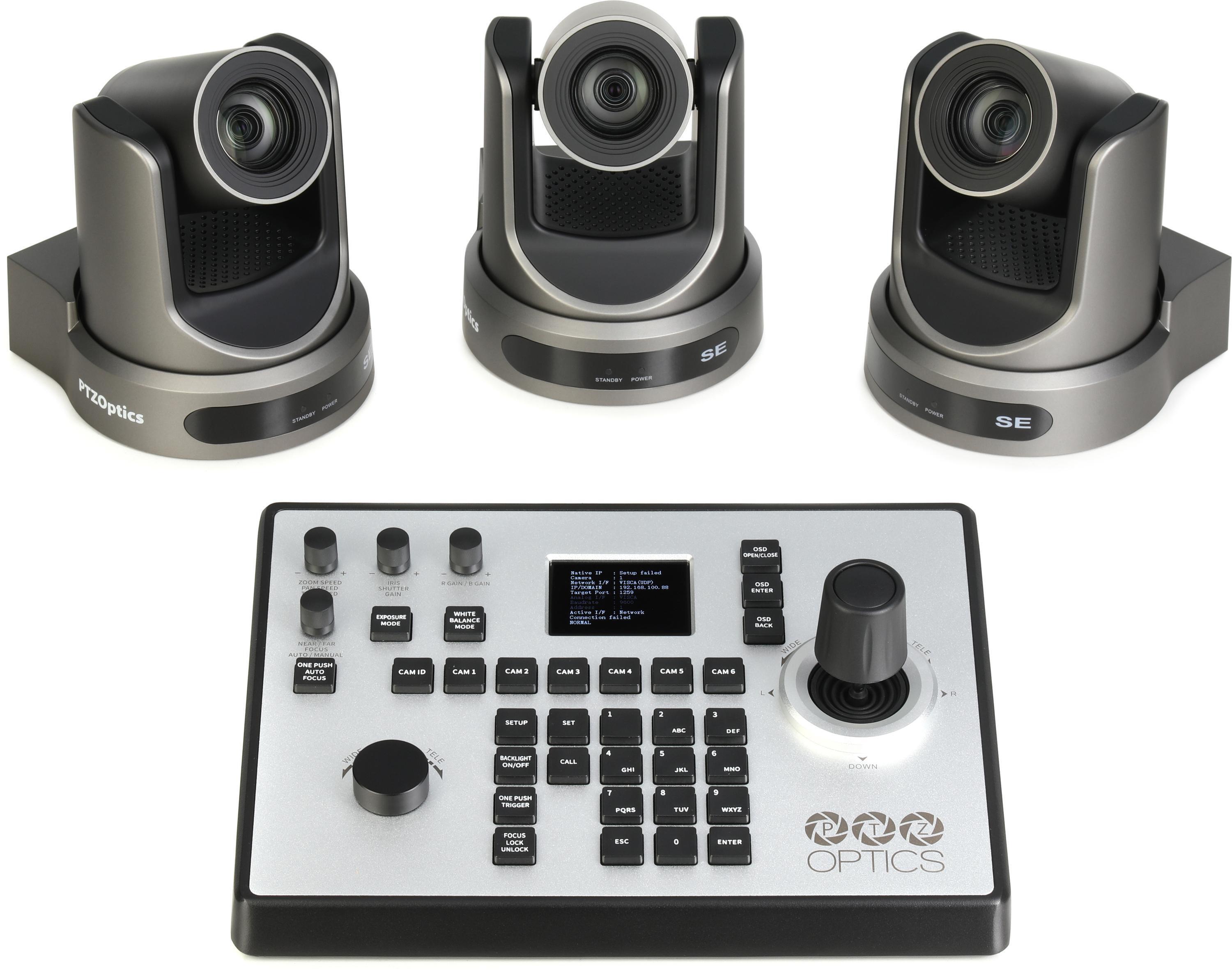 PTZOptics Producer Move SE 20X PTZ Camera Bundle | Sweetwater