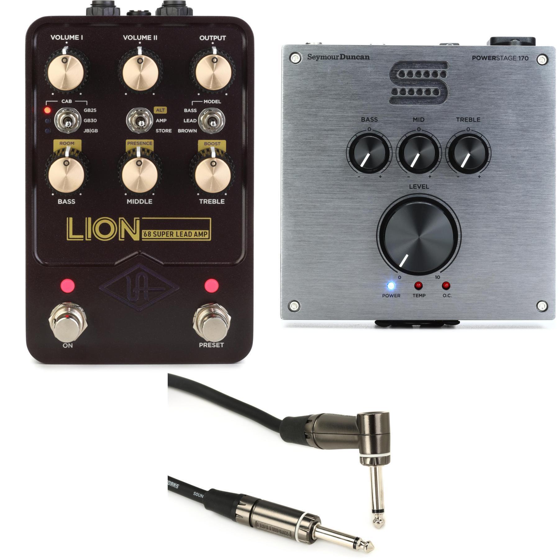 Universal Audio UAFX Lion '68 Super Lead Amp Pedal and Seymour Duncan ...