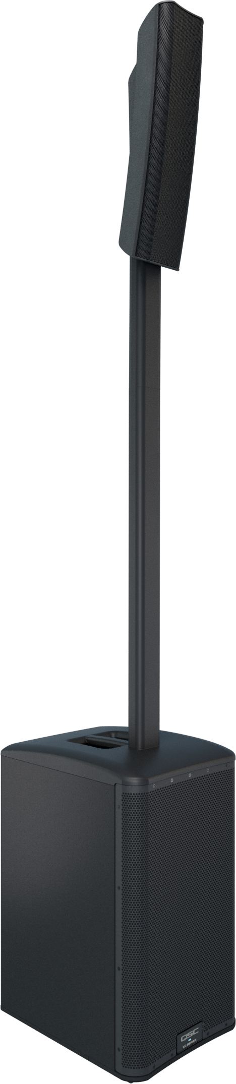 QSC KC12 Column PA System - Black | Sweetwater