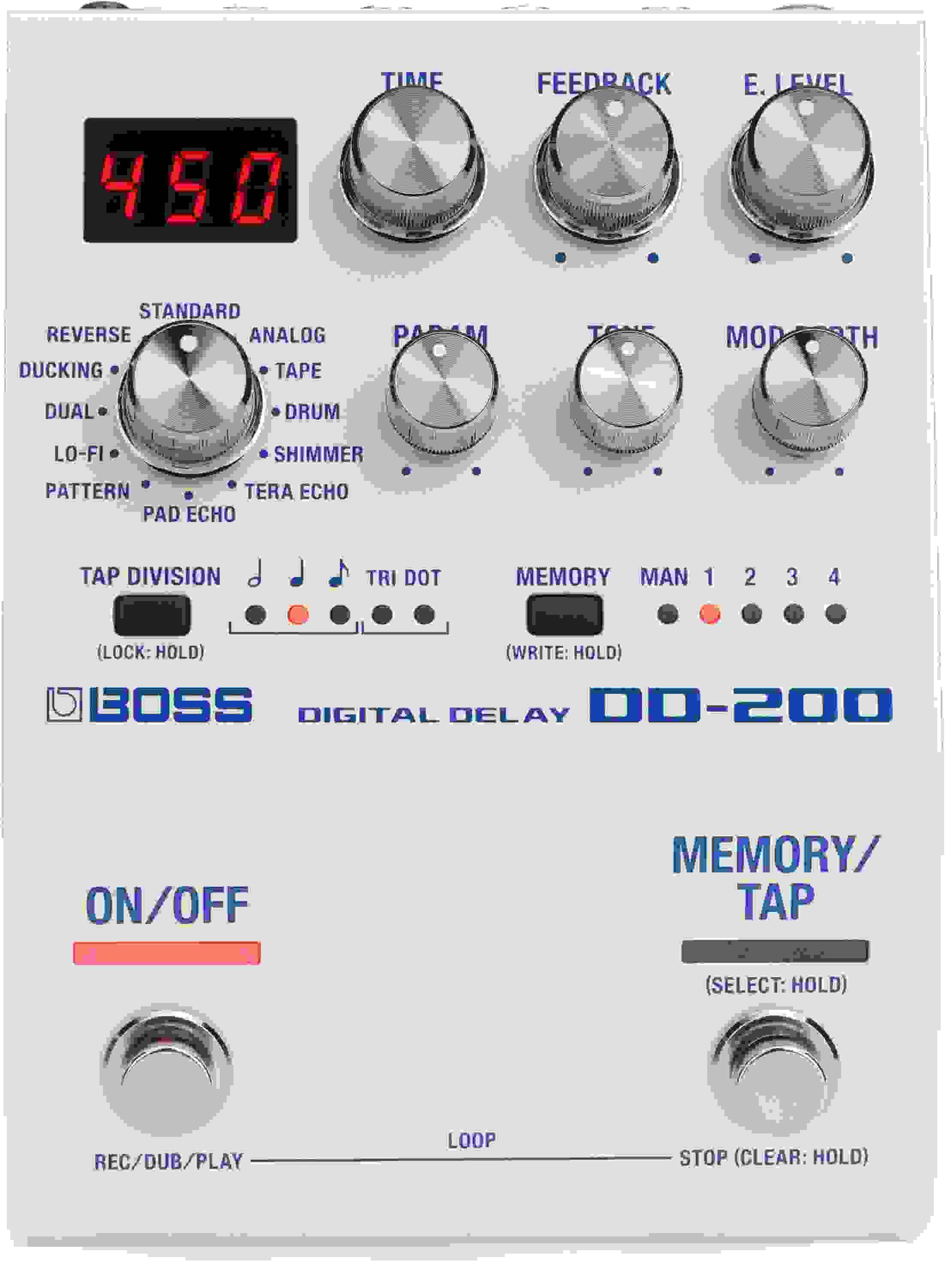 Boss DD-200 Digital Delay Pedal | Sweetwater